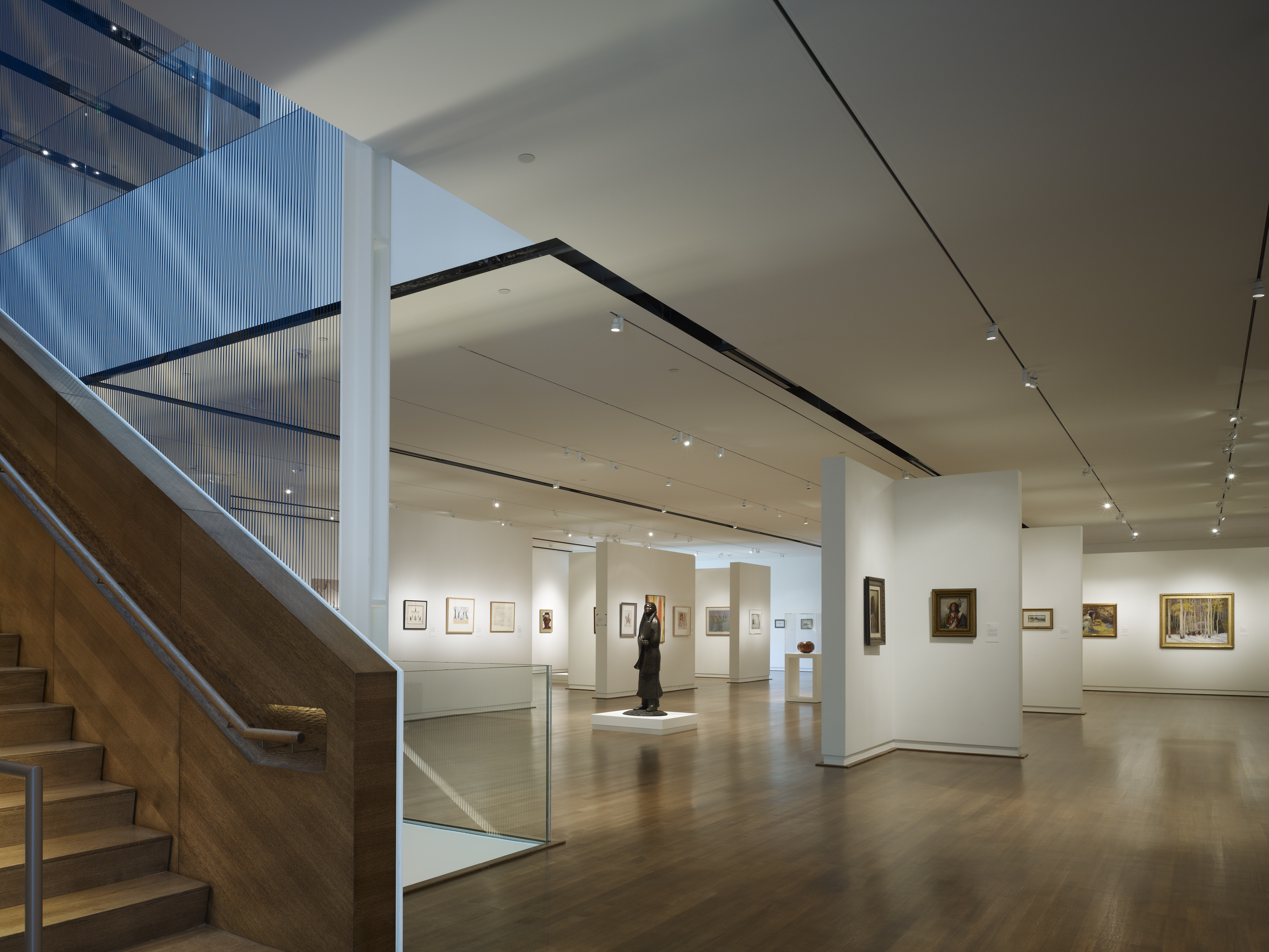 Fred Jones Jr. Museum of Art, The Stuart Wing and Adkins Gallery ...