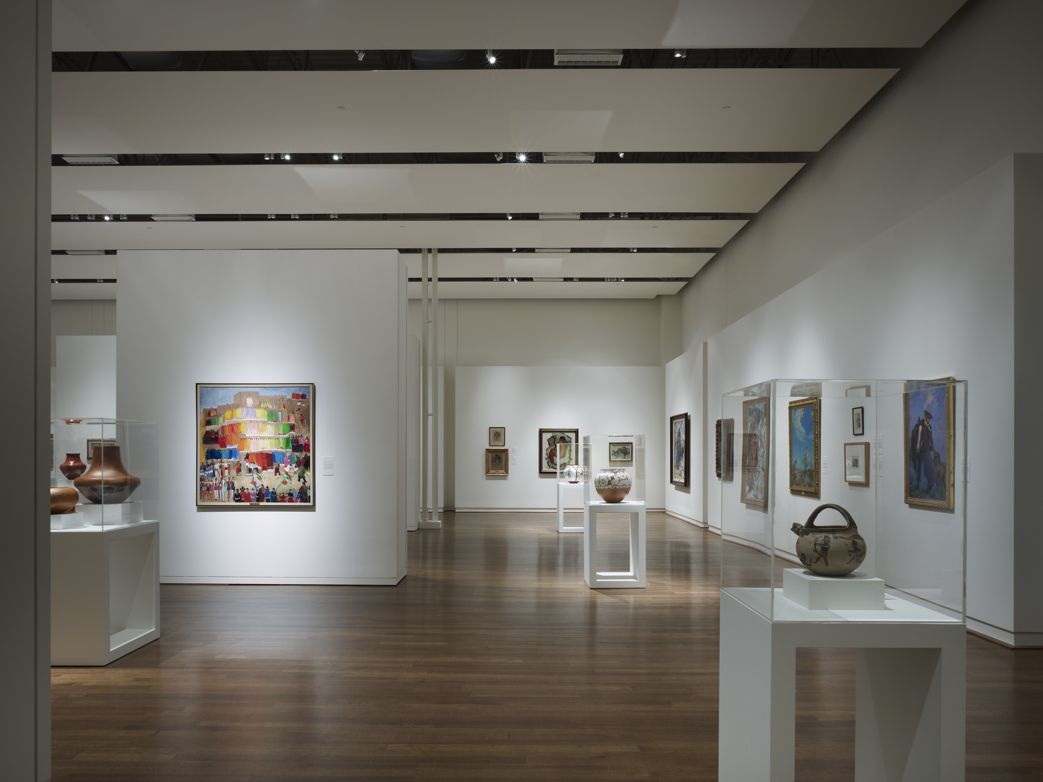 Fred Jones Jr. Museum of Art, The Stuart Wing and Adkins Gallery ...