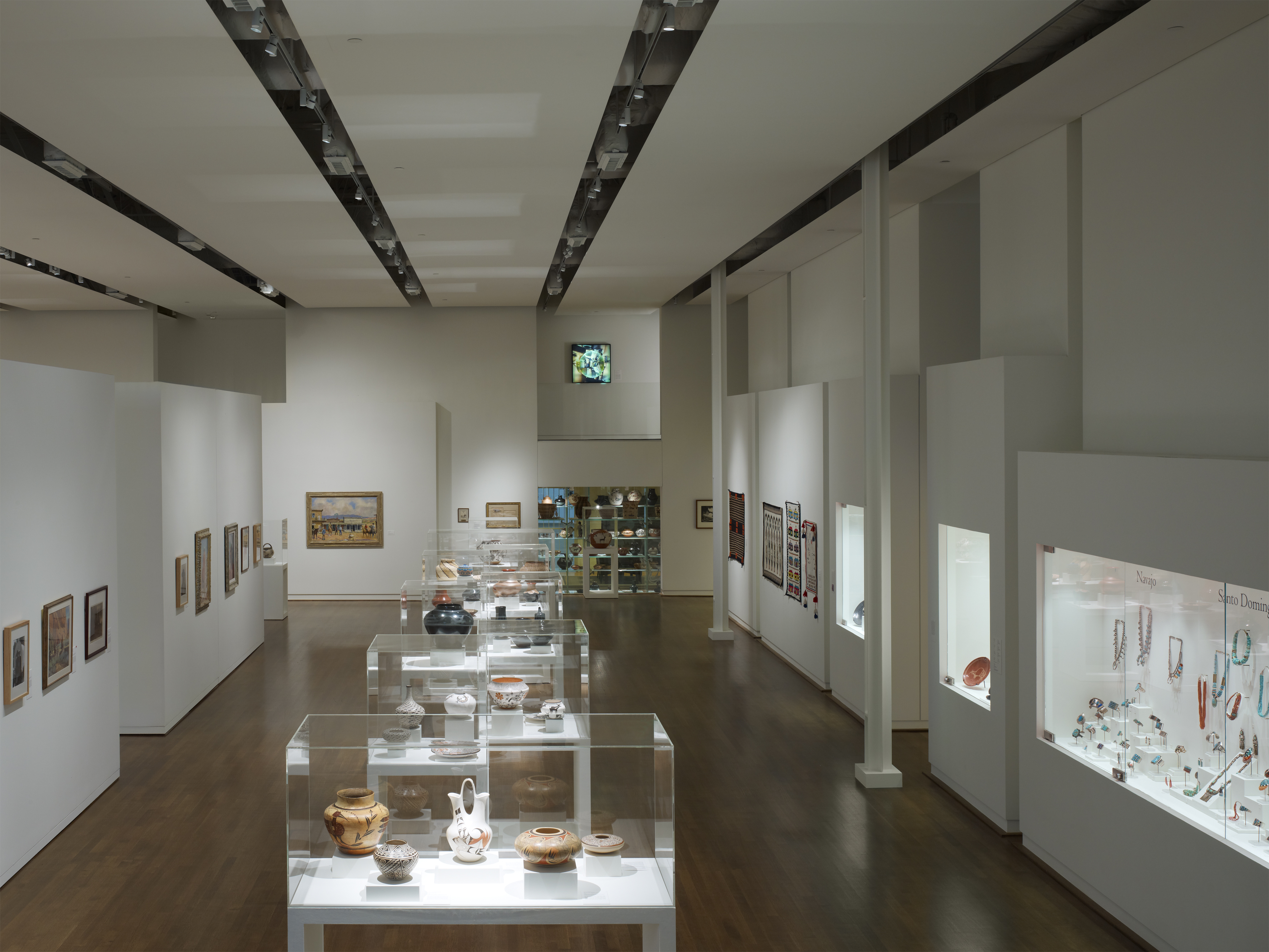 Fred Jones Jr. Museum of Art, The Stuart Wing and Adkins Gallery ...