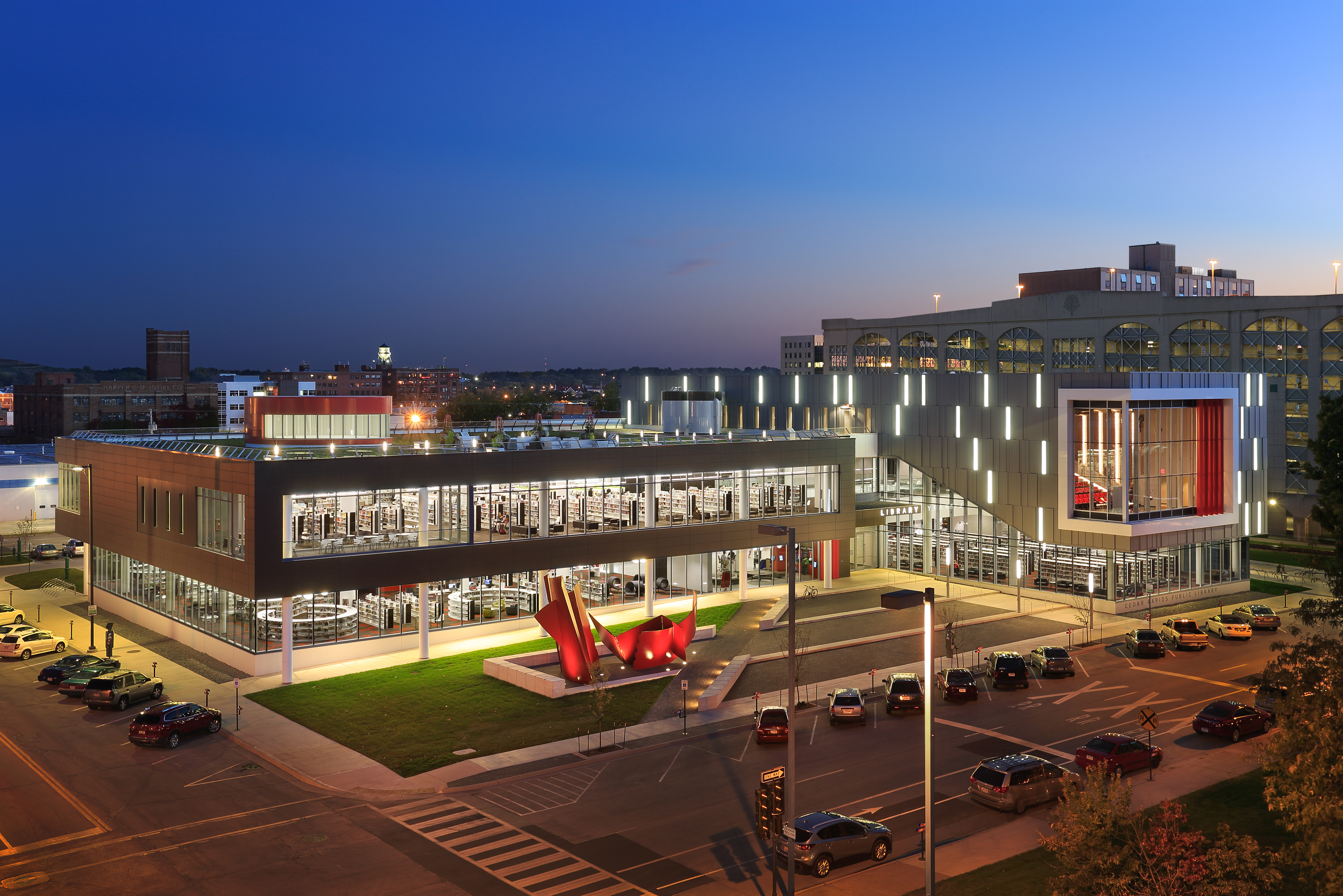 Cedar Rapids Public Library by OPN Architects - Architizer