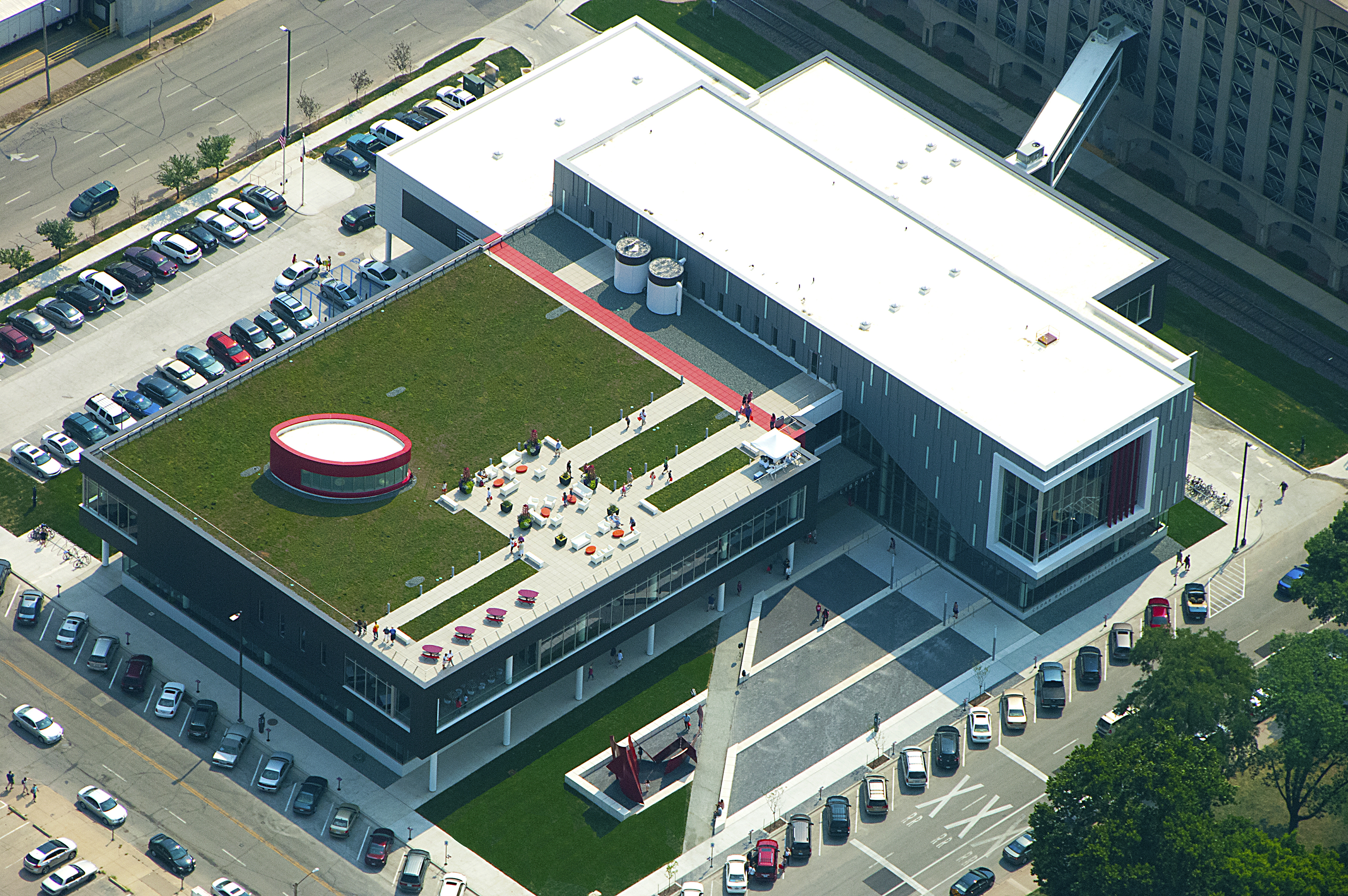 Cedar Rapids Public Library by OPN Architects - Architizer