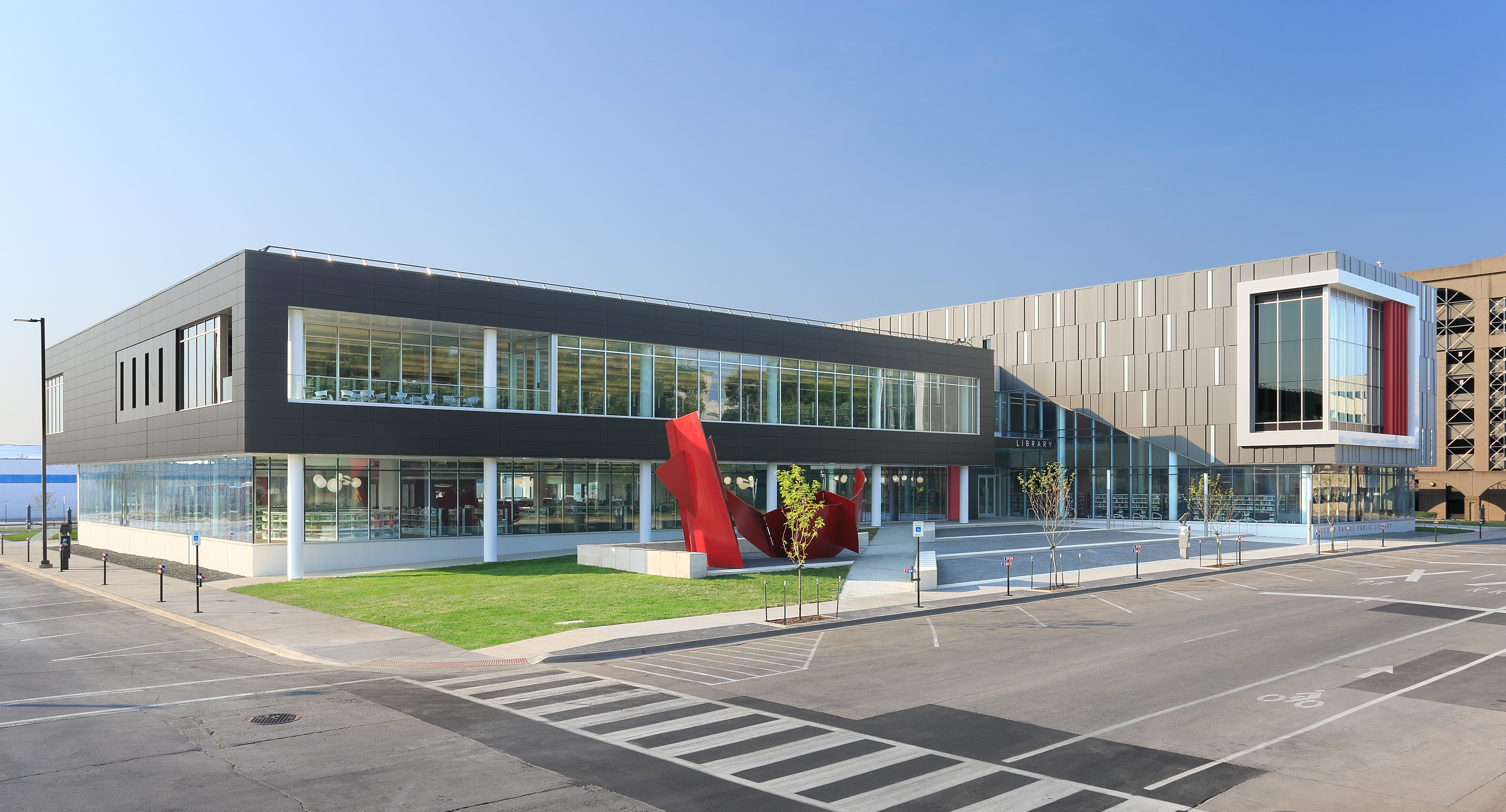 Cedar Rapids Public Library by OPN Architects - Architizer