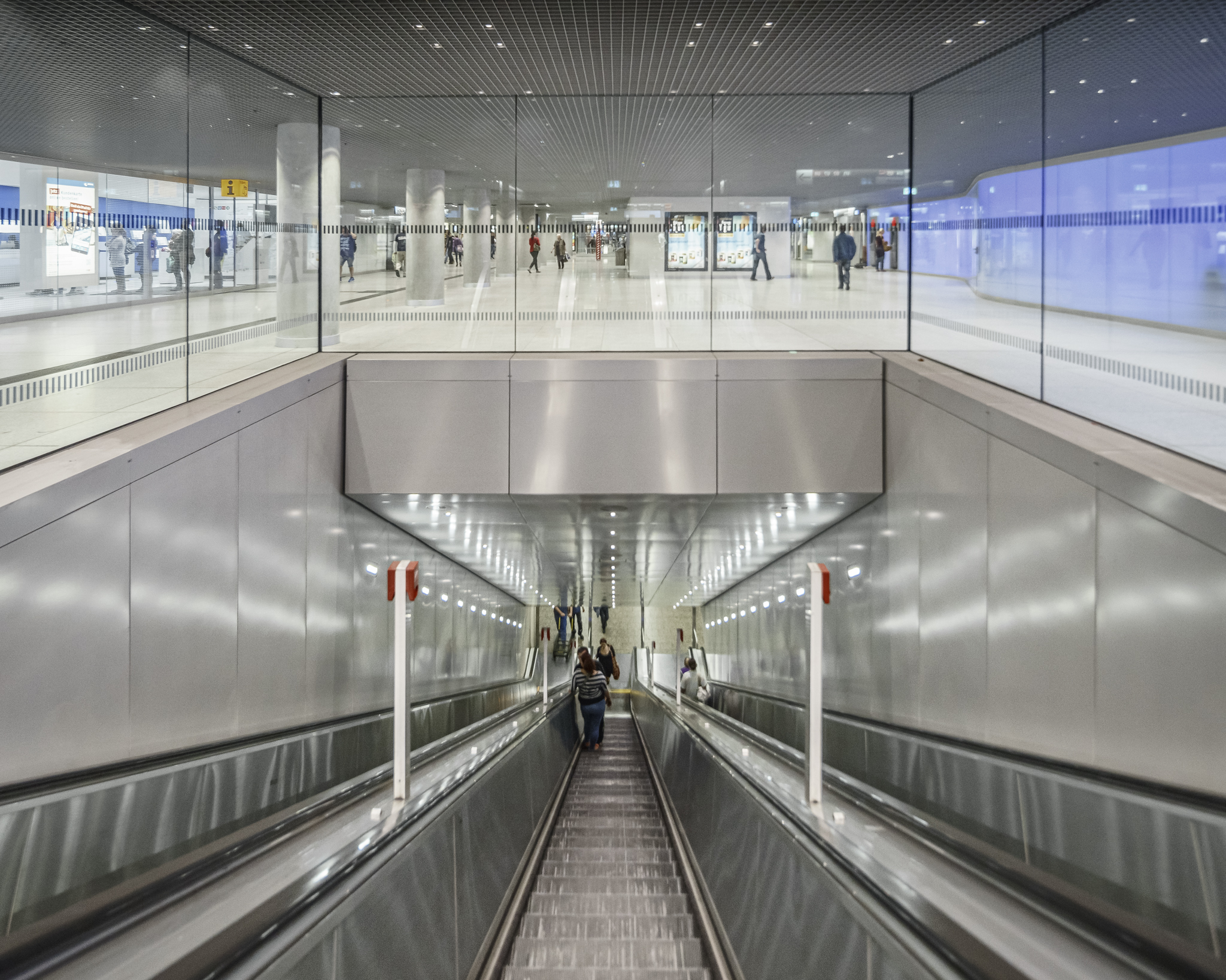 Underground Access Level Central Station Munich by Auer Weber - Architizer