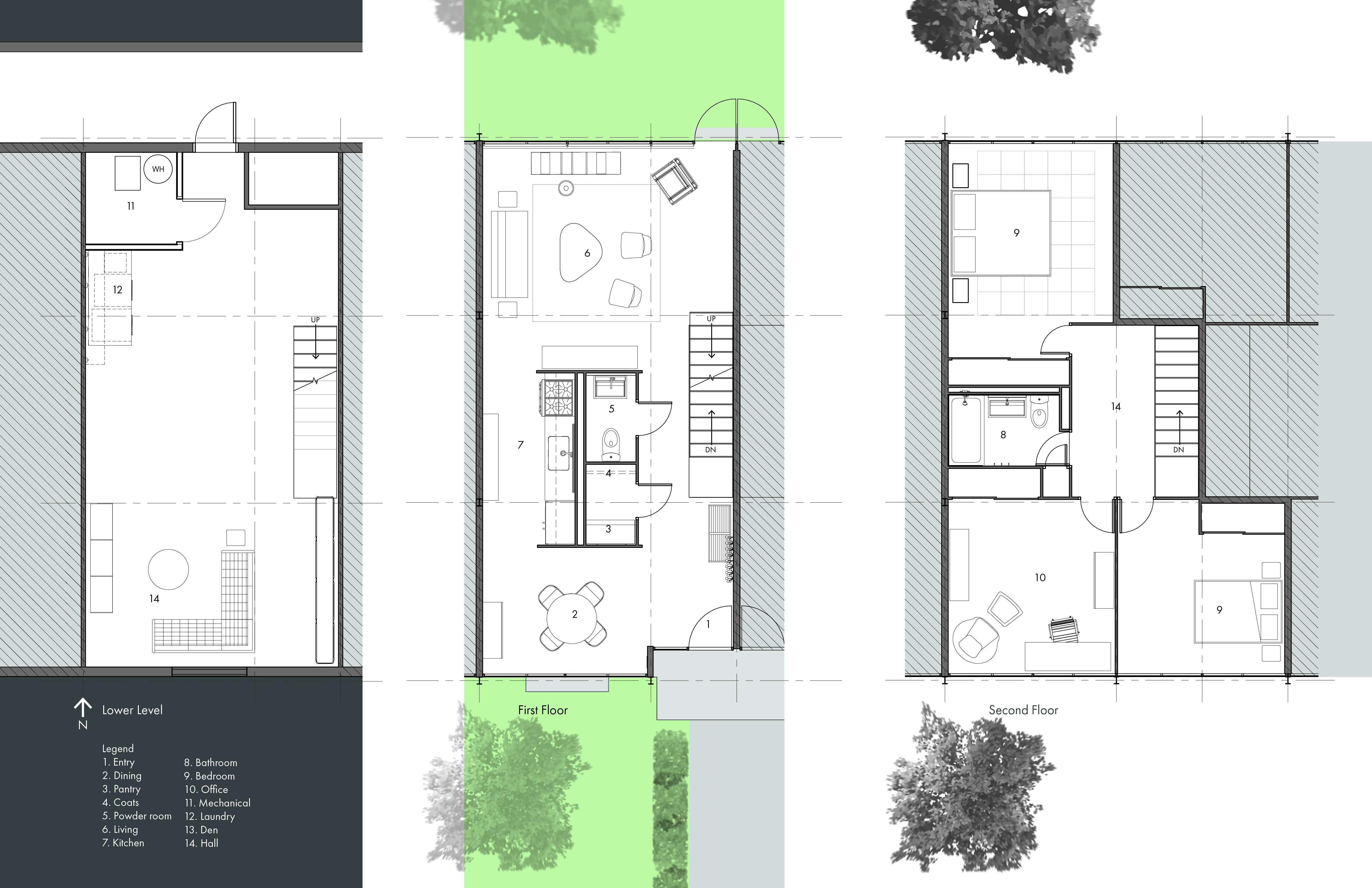 Lafayette Park Town House Renovation by Dan Huffman Architecture, PA ...