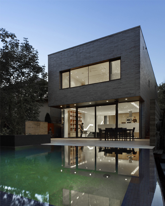 House with a Red Wall by Kohn Shnier architects - Architizer