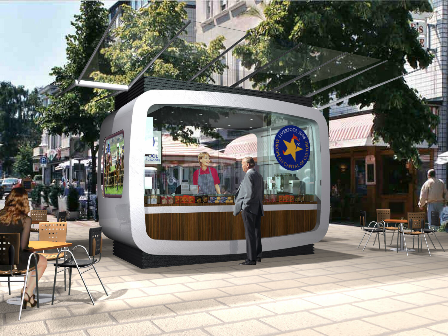 Pop-Up Cafe by Design & Brand Architecture - Architizer