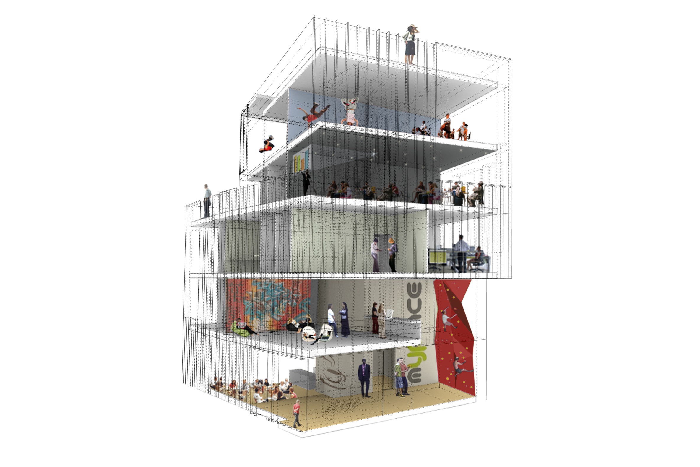 Idea 1085055: TOKKO Youth Space by Astudio in Luton, United Kingdom ...