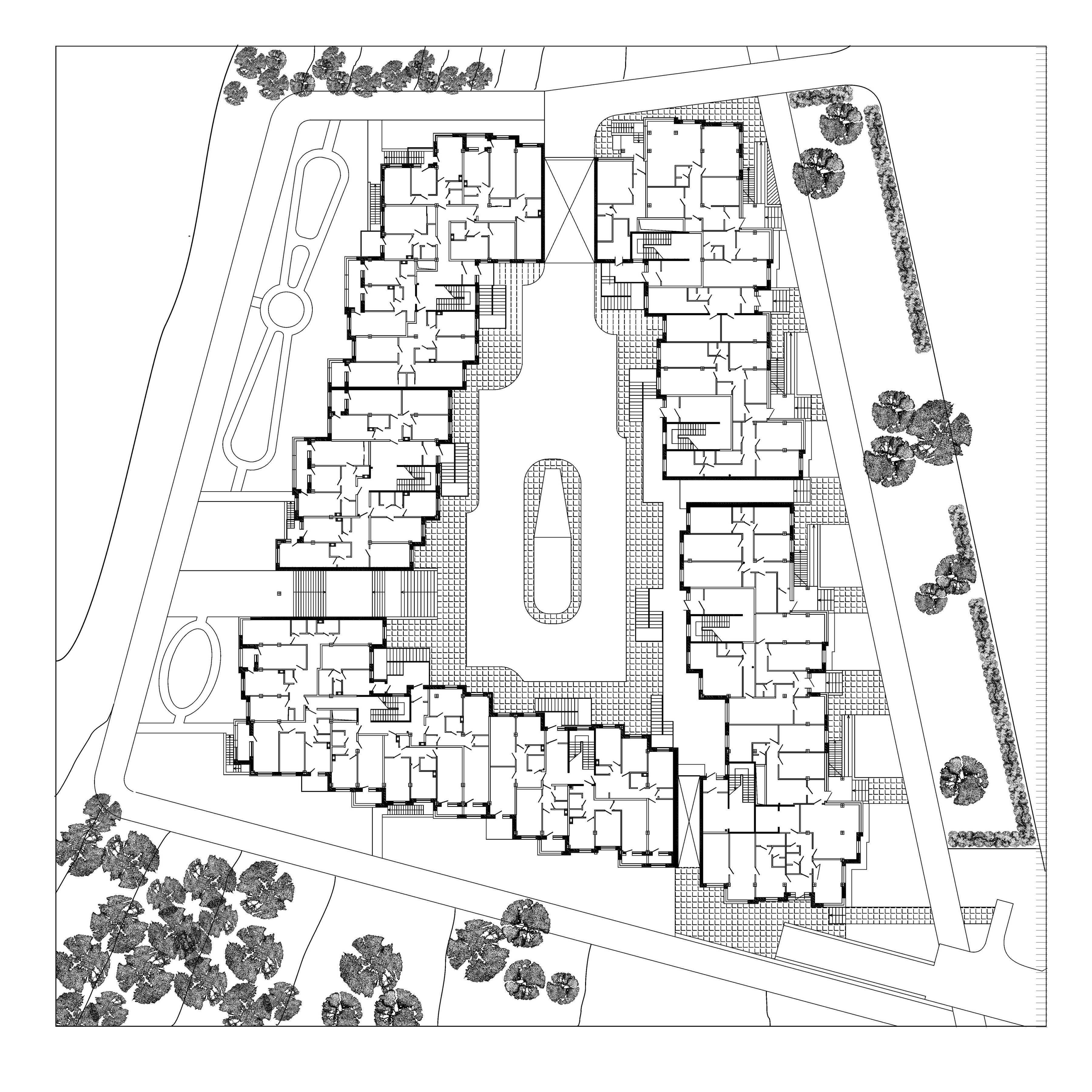 Low-rise residential complex “Lake house” by Architectural bureau A.Len ...