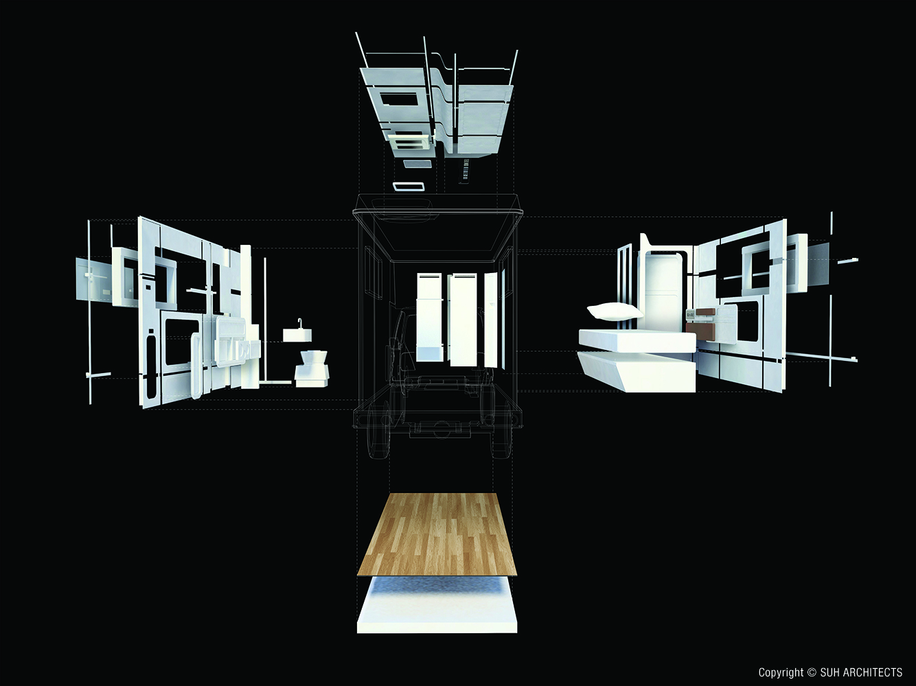 Idea 1087156: IN BETWEEN HOTEL MARK I & II by Suh Architects in Gwangju ...