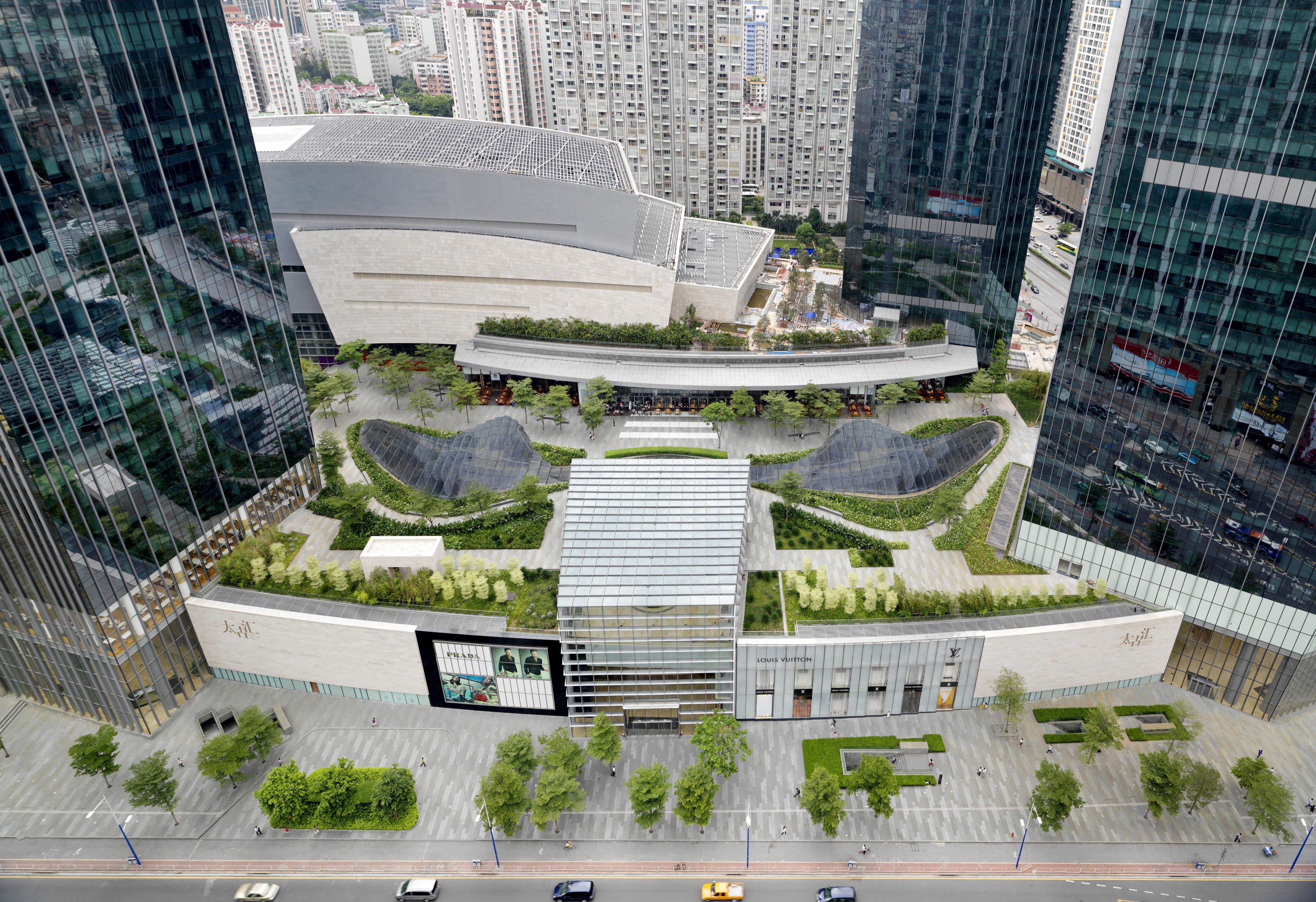 Idea 1092264: Taikoo Hui Green Roof and Plazas by ArquitectonicaGEO in ...