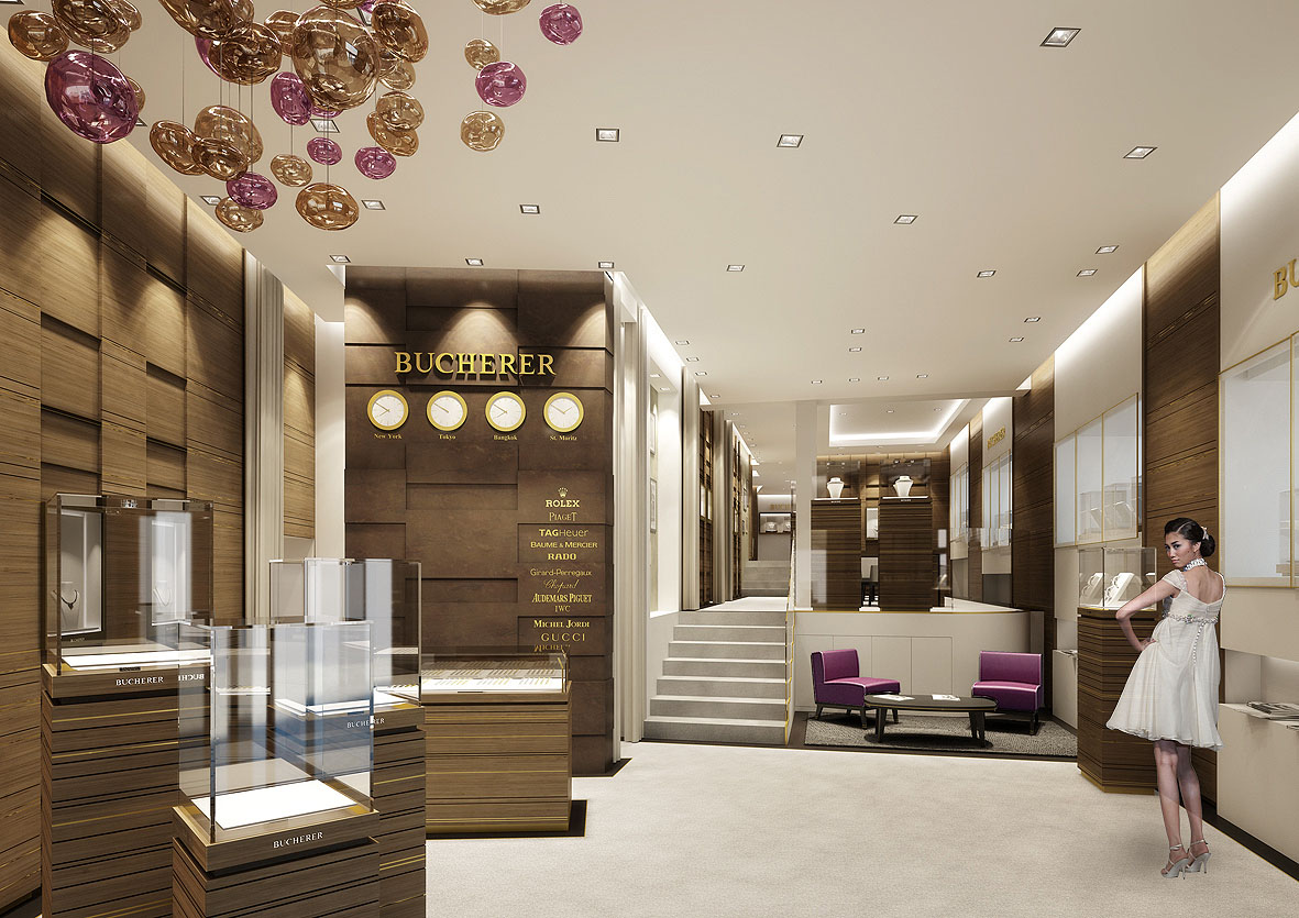 BUCHERER, LUXURY RETAIL by INTERIOR DESIGN BY STUDIOFORMA ARCHITECTS ...