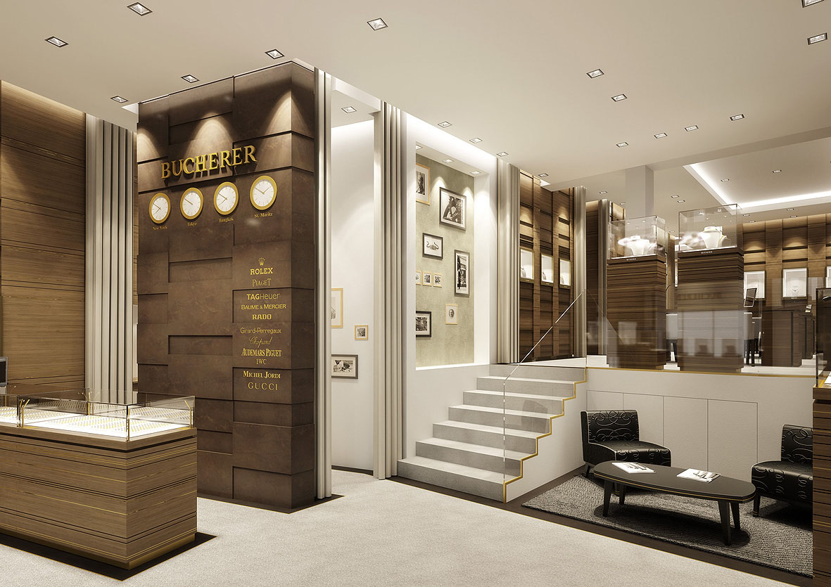 BUCHERER, LUXURY RETAIL by INTERIOR DESIGN BY STUDIOFORMA ARCHITECTS ...
