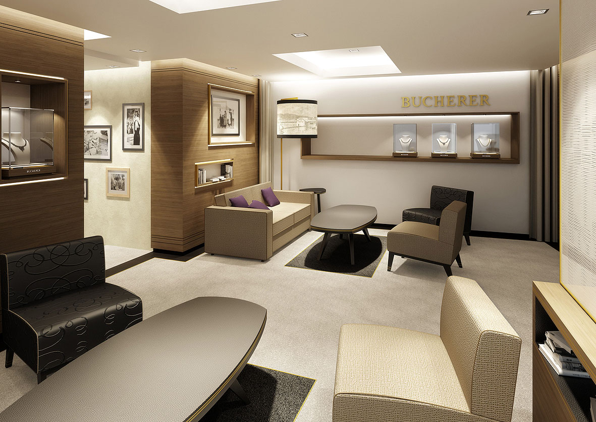 BUCHERER, LUXURY RETAIL by INTERIOR DESIGN BY STUDIOFORMA ARCHITECTS ...