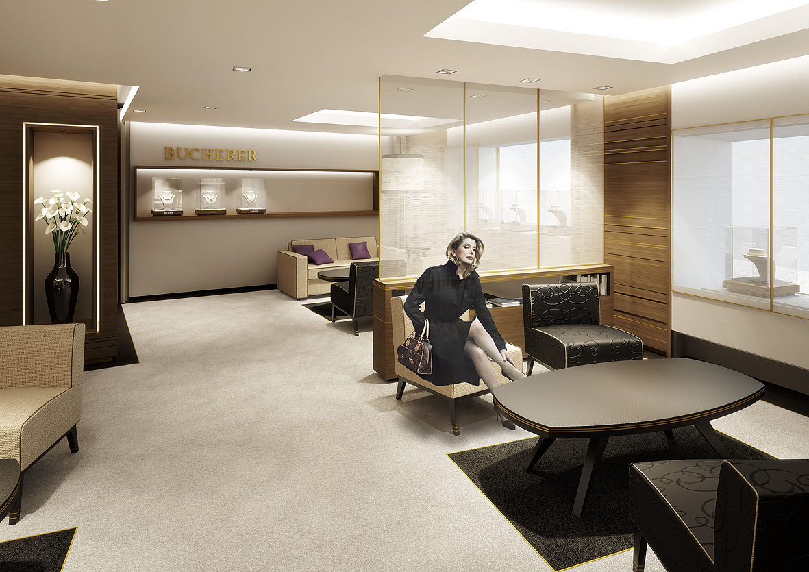 BUCHERER, LUXURY RETAIL by INTERIOR DESIGN BY STUDIOFORMA ARCHITECTS ...