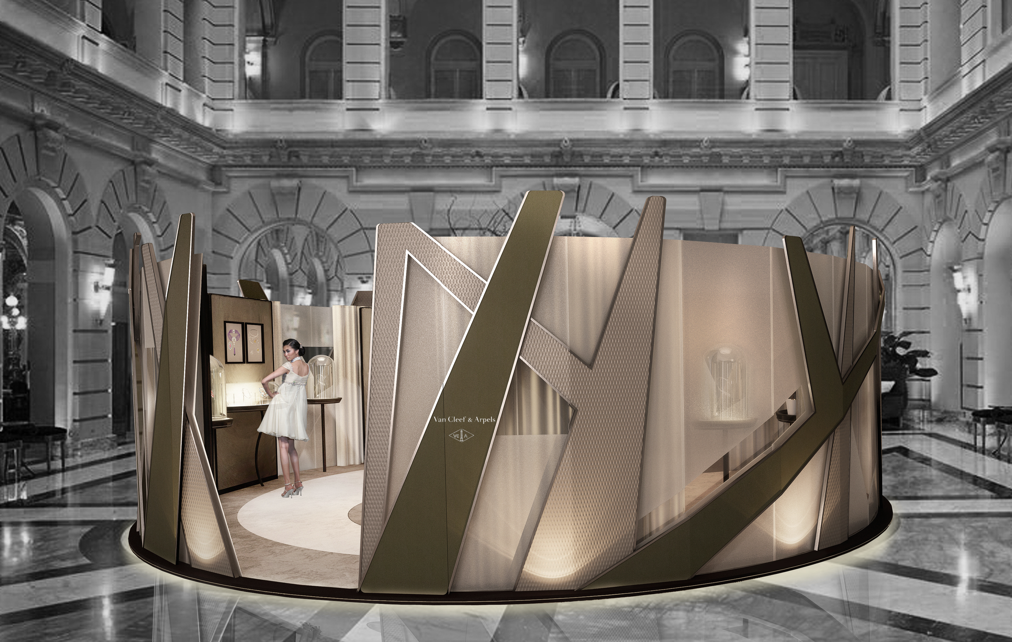 VAN CLEEF & ARPELS, LUXURY RETAIL ANIMATION by INTERIOR DESIGN BY ...