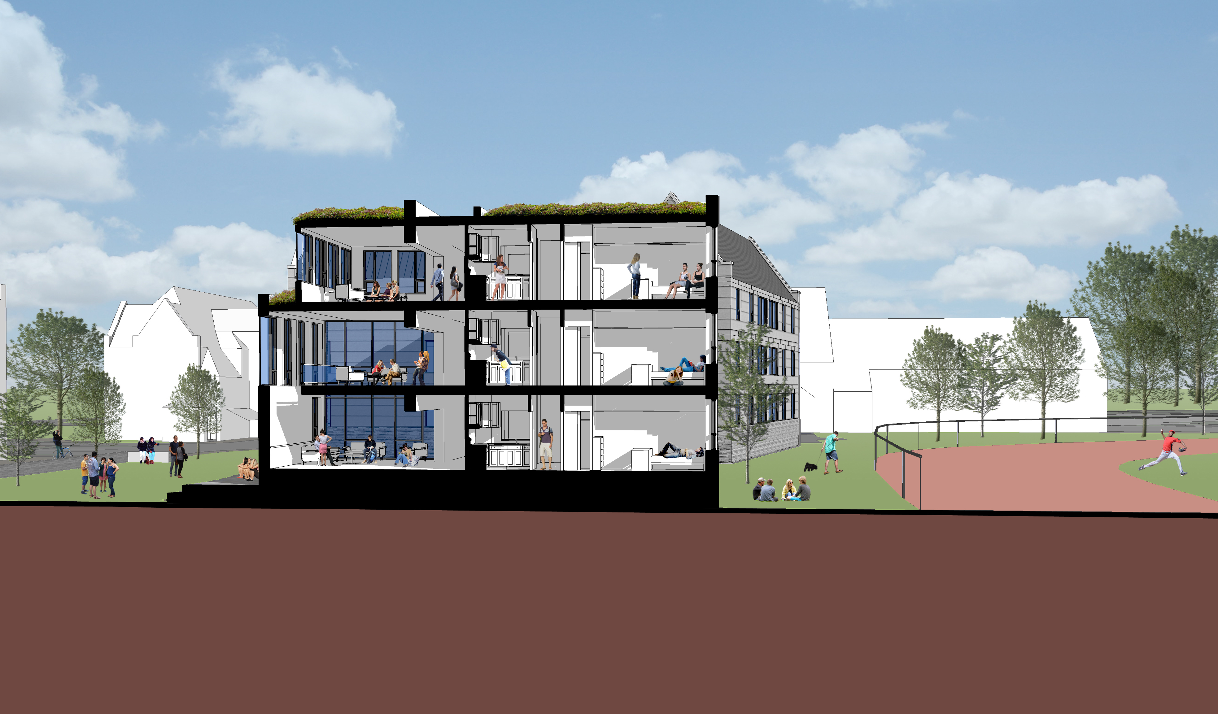 University Residence Hall by Archer & Buchanan Architecture - Architizer