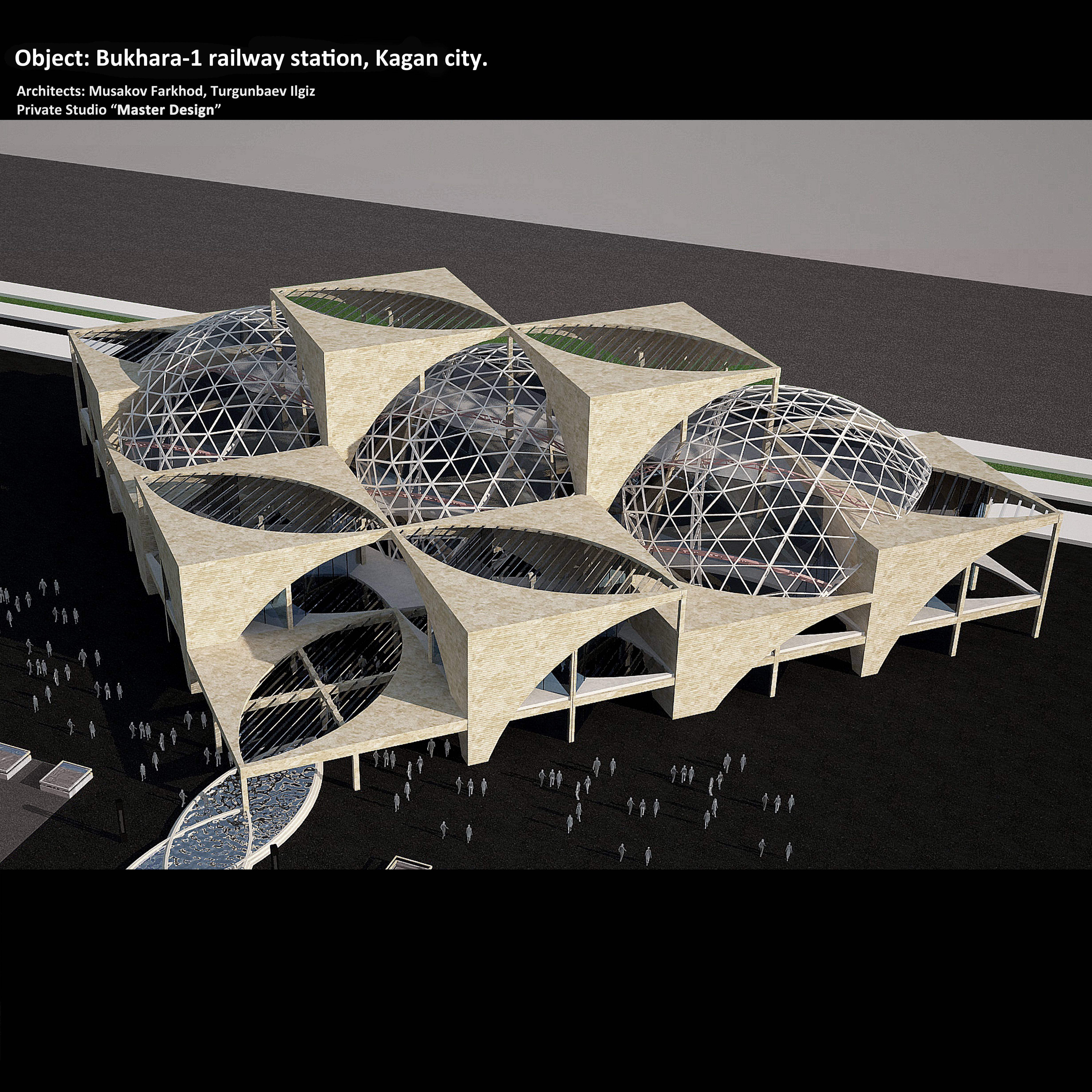 Idea 1097483: Bukhara Railway Station by "Master Design" private studio ...