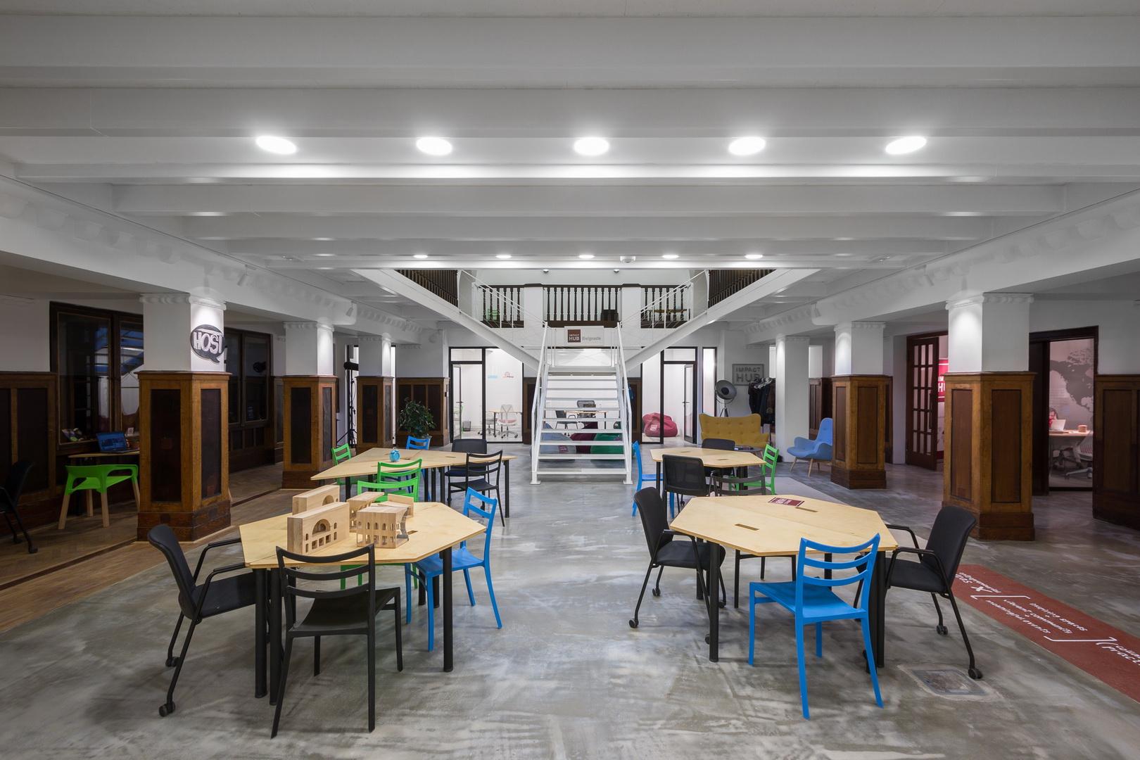 Impact Hub Belgrade by ured studio - Architizer