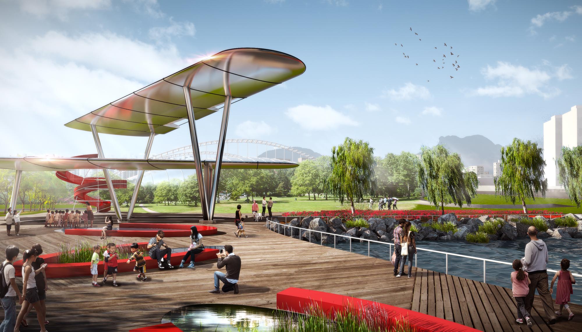 Upcycle Park - Kai Tak River by Avoid Obvious Architects - Architizer