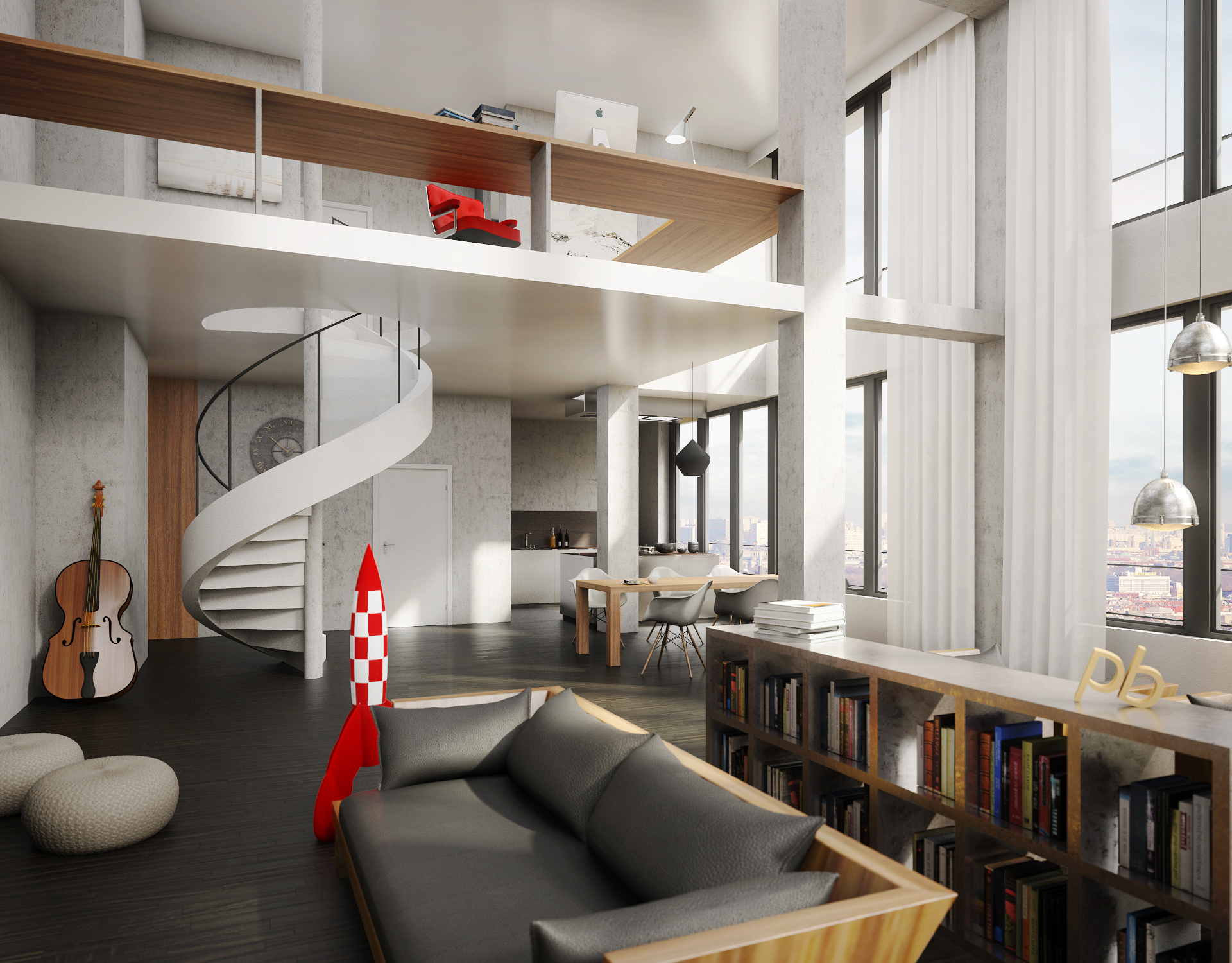 Loft in Berlin by plan b Agentur für visuelle Kommunikation GmbH ...