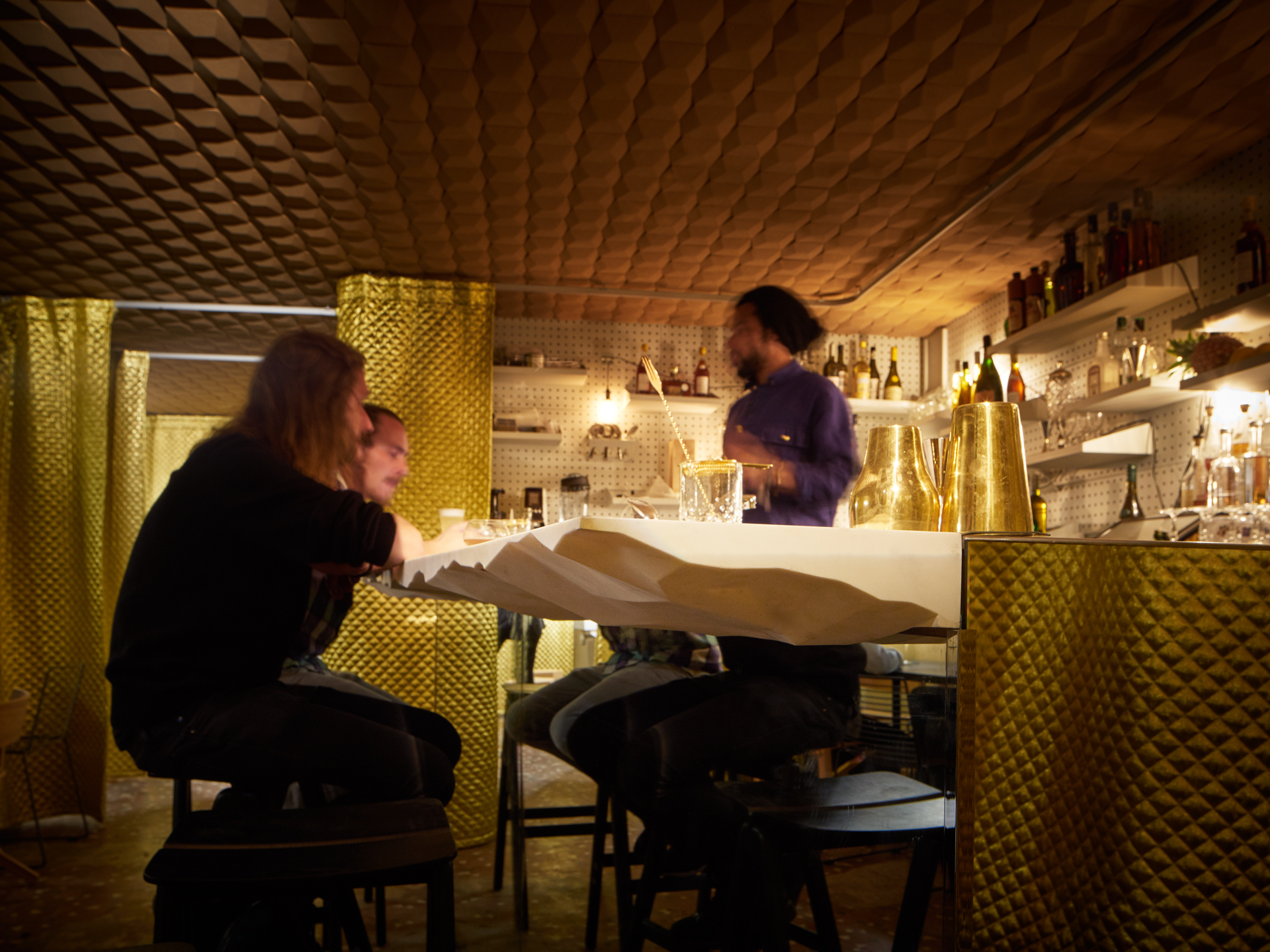 Le Syndicat cocktail bar by CUT architectures - Architizer