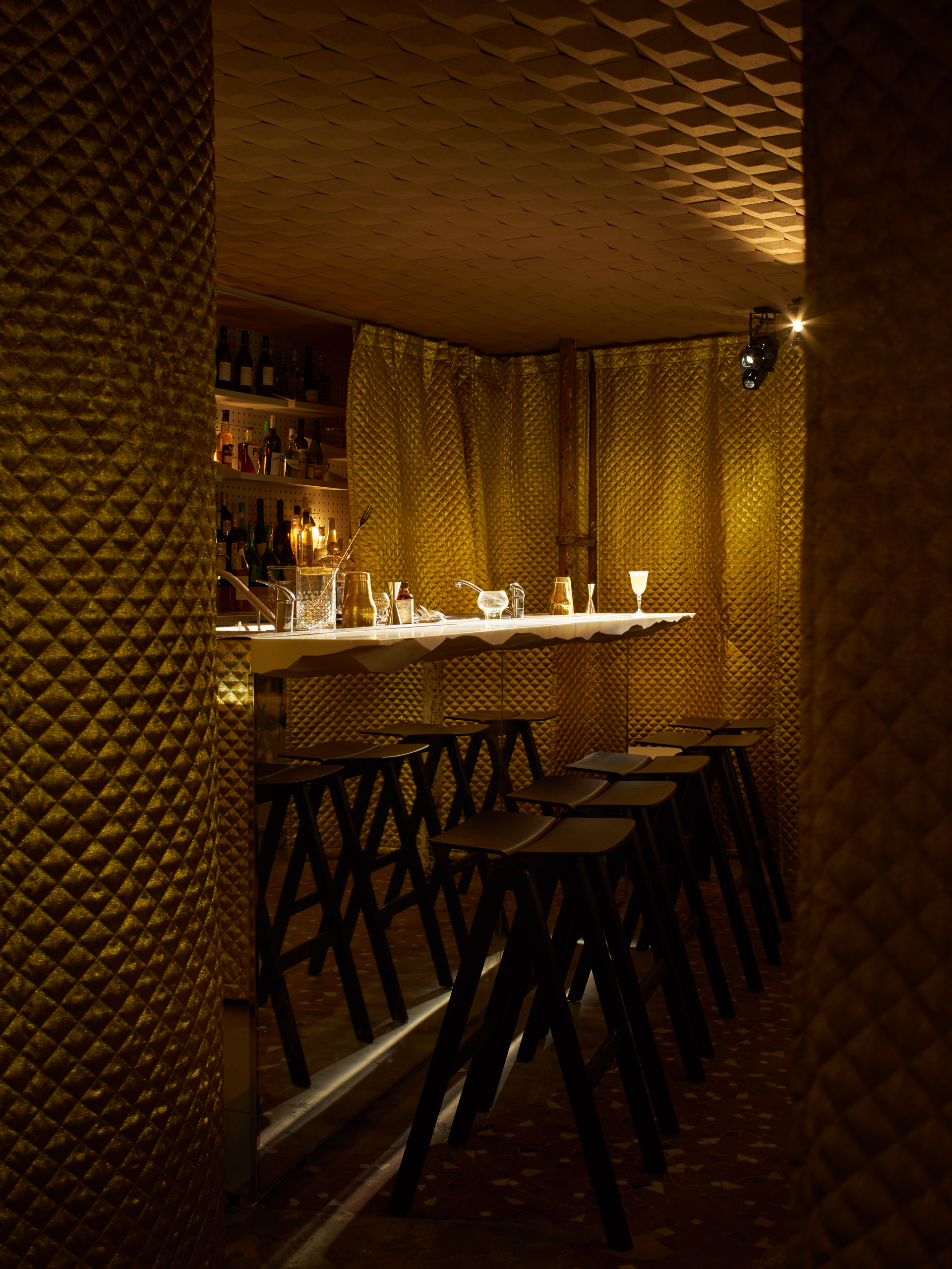 Le Syndicat cocktail bar by CUT architectures - Architizer