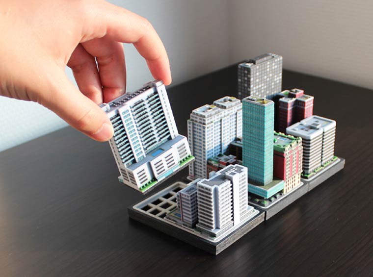 The Real SimCity: 3D-Printed Ittyblox Let You Build Ultra-Detailed 1: ...