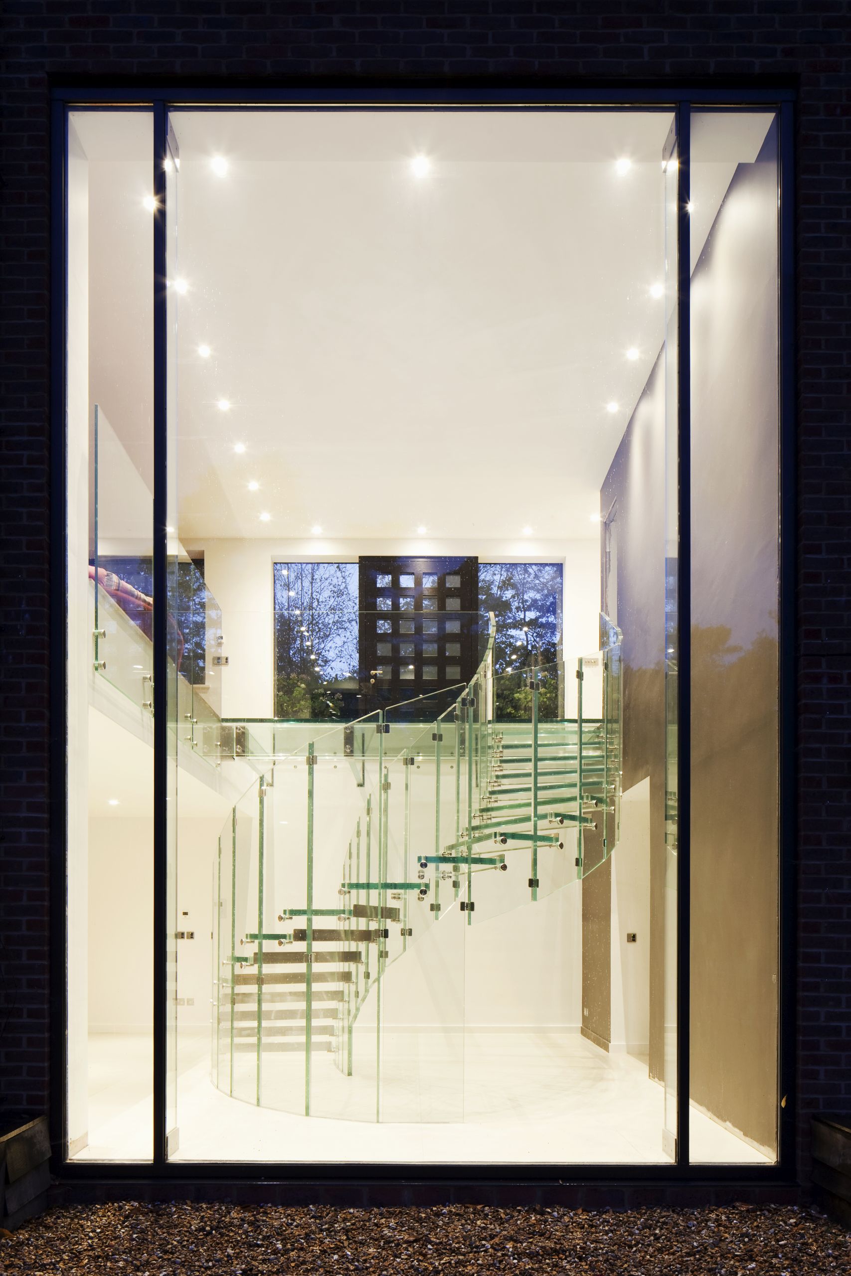 FLY helical all glass stair by Siller Stairs - Architizer