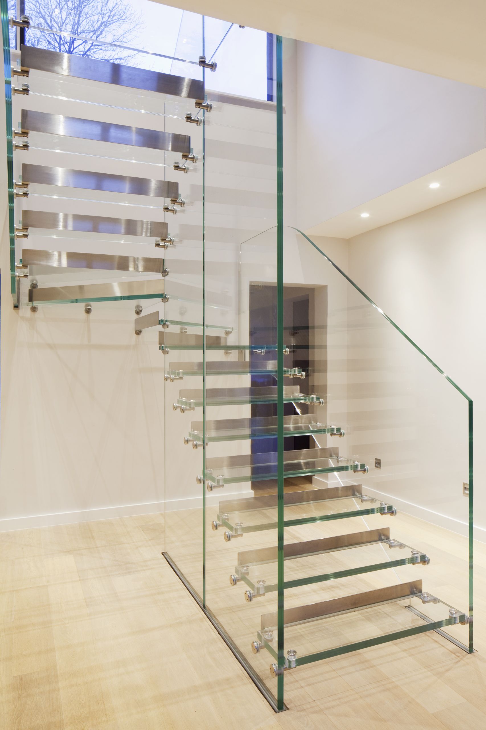 FLY helical all glass stair by Siller Stairs - Architizer