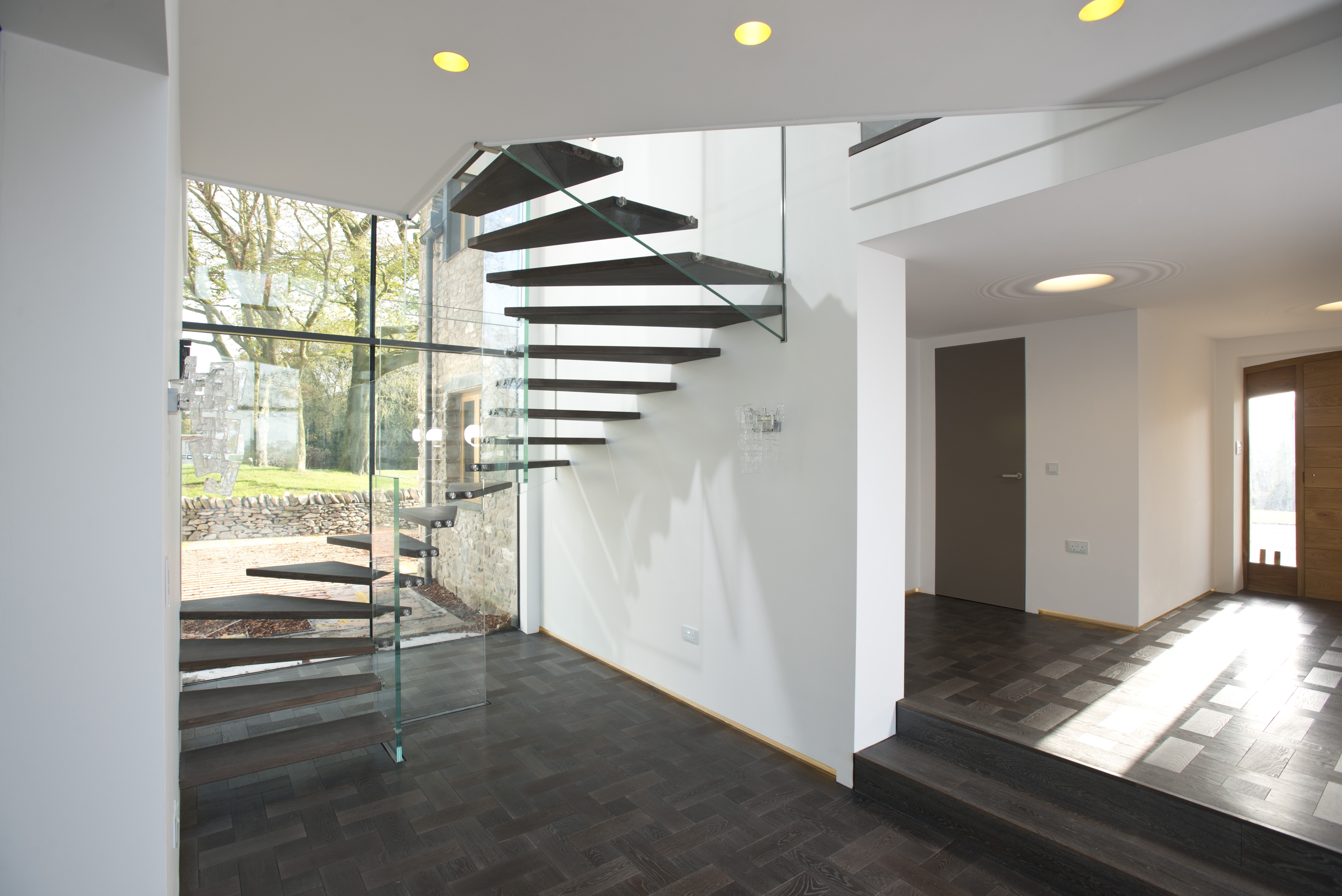 MISTRAL straight floating stair by Siller Stairs - Architizer