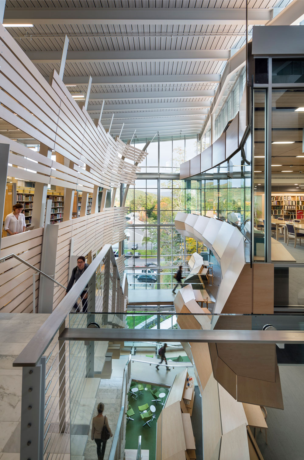 Williams College, Stetson Hall, Sawyer Library by Bohlin Cywinski ...