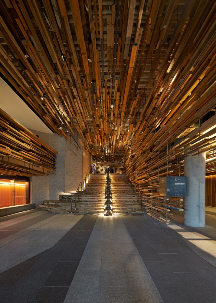 Hotel Hotel Lobby & Nishi Grand Stair Interior by MARCH STUDIO ...