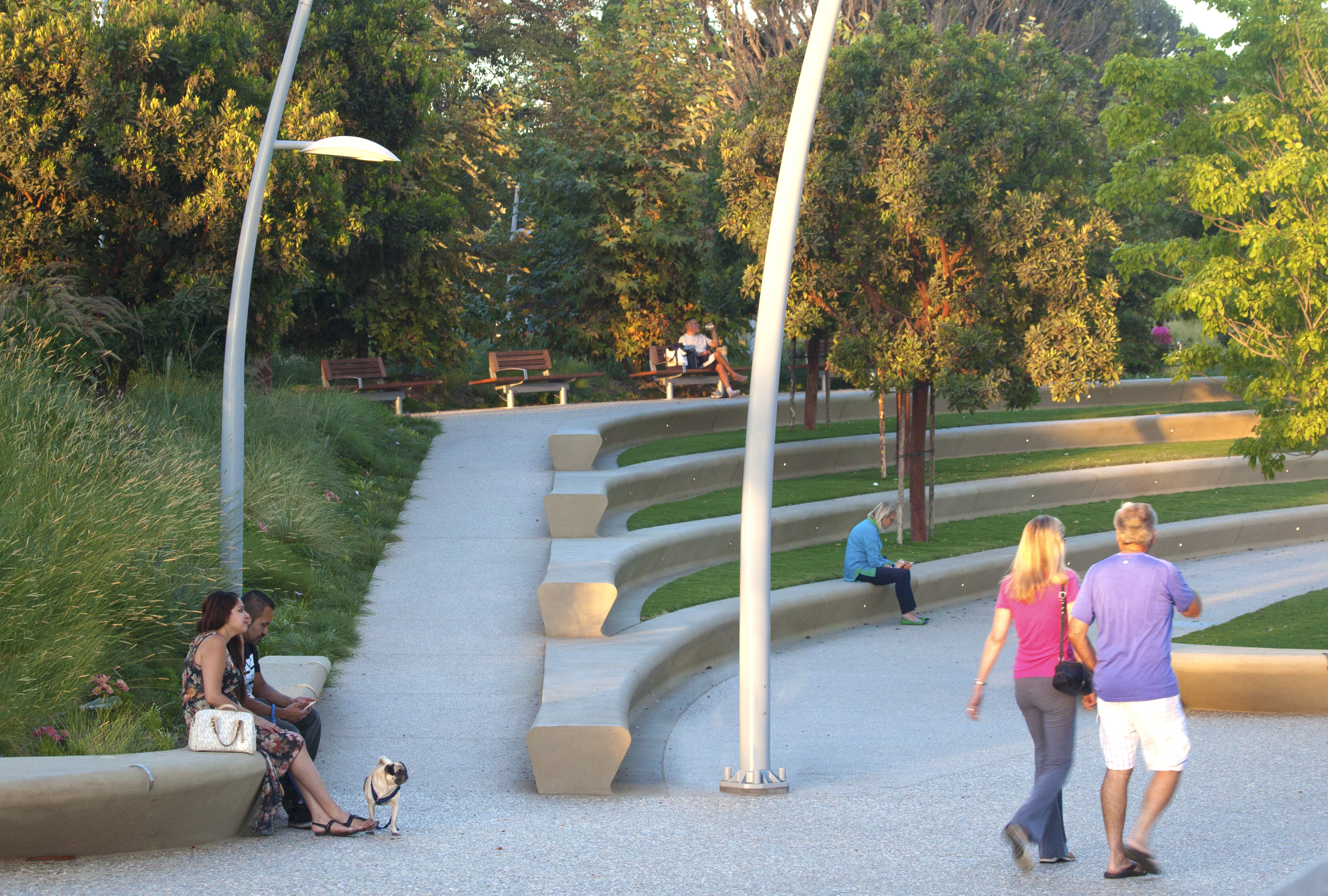 Tongva Park and Ken Genser Square by James Corner Field Operations ...