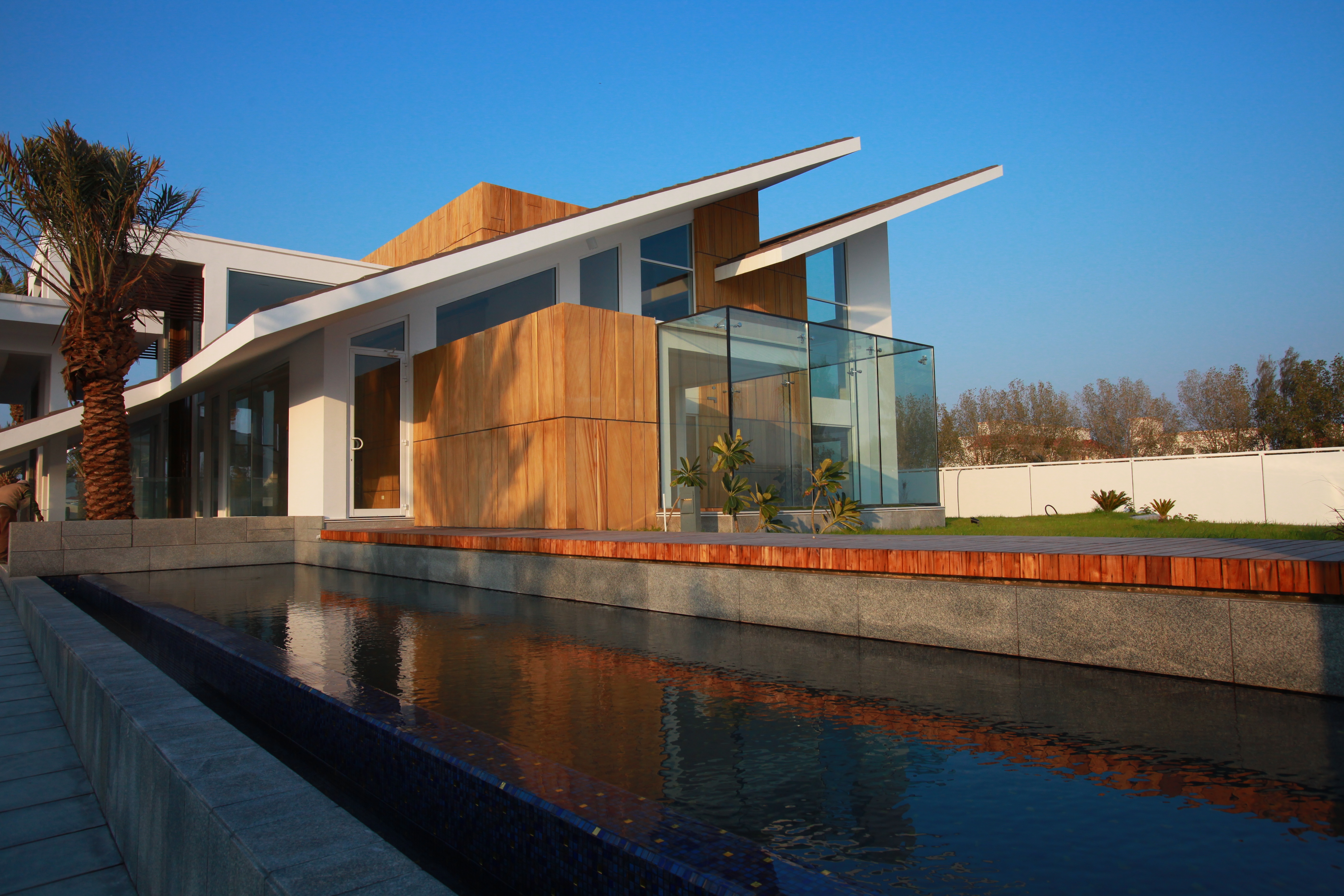 Twin Sloped Modern Hut in Bahrain by Moriq - Architizer