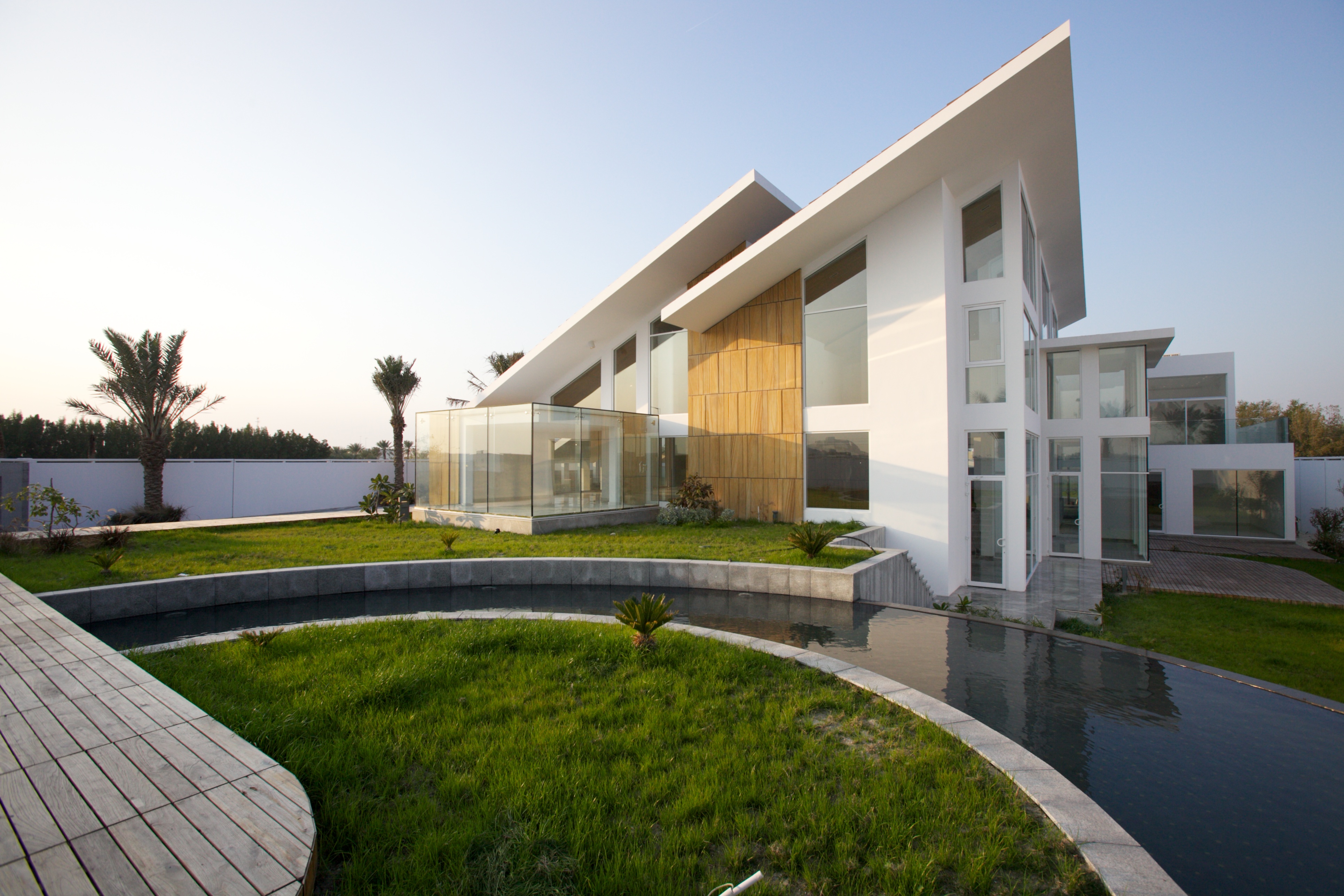 Twin Sloped Modern Hut in Bahrain by Moriq - Architizer