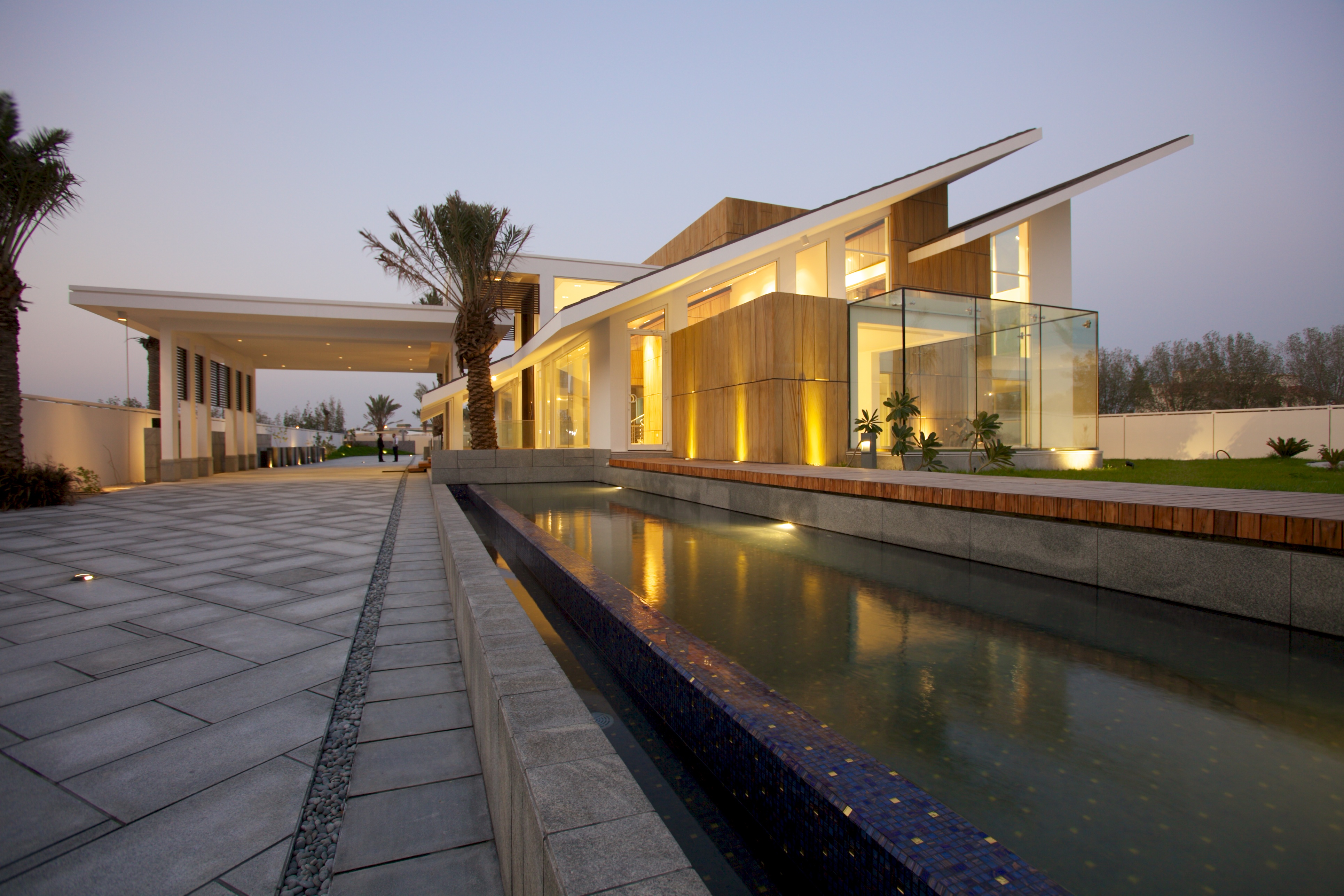Twin Sloped Modern Hut in Bahrain by Moriq - Architizer