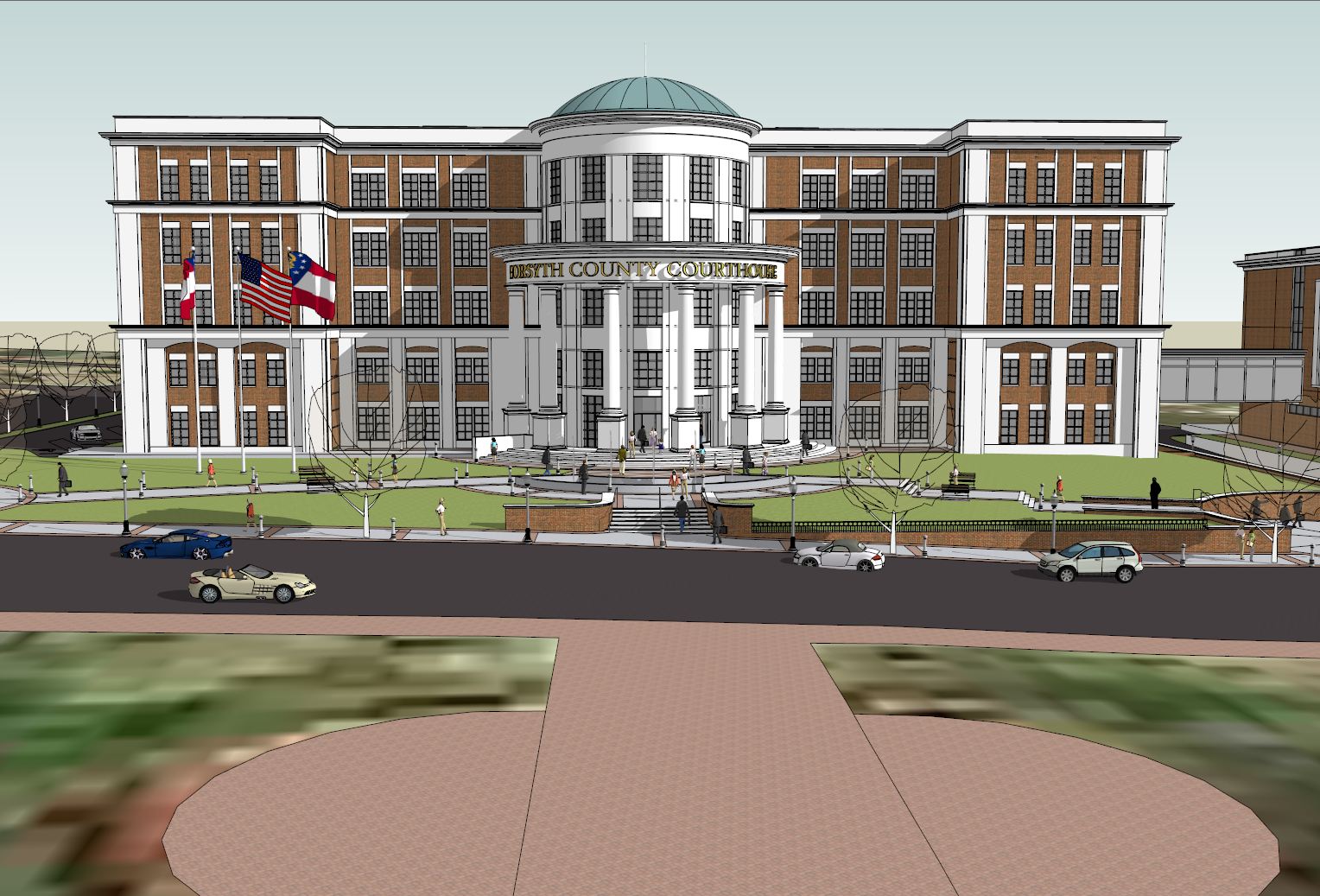 Forsyth County Courthouse & Jail by Wakefield Beasley & Associates ...