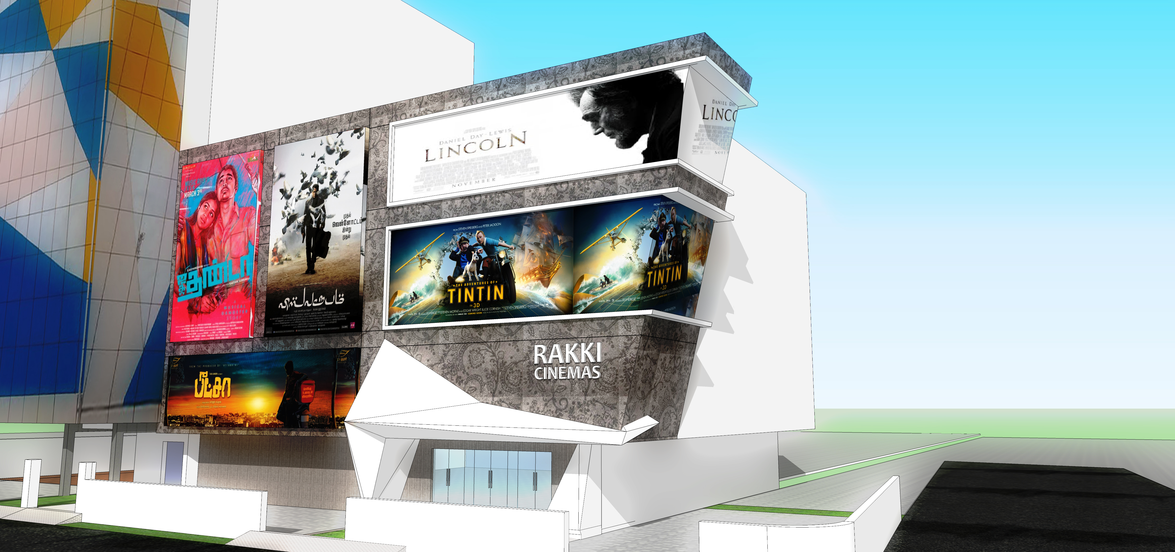 Rakki Cinemas @ Ambathur by JEFFI ARCHITECTS - Architizer