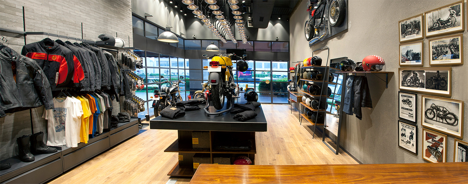 Idea 1134816: Royal Enfield Exclusive Gear Store by Studio Lotus in ...