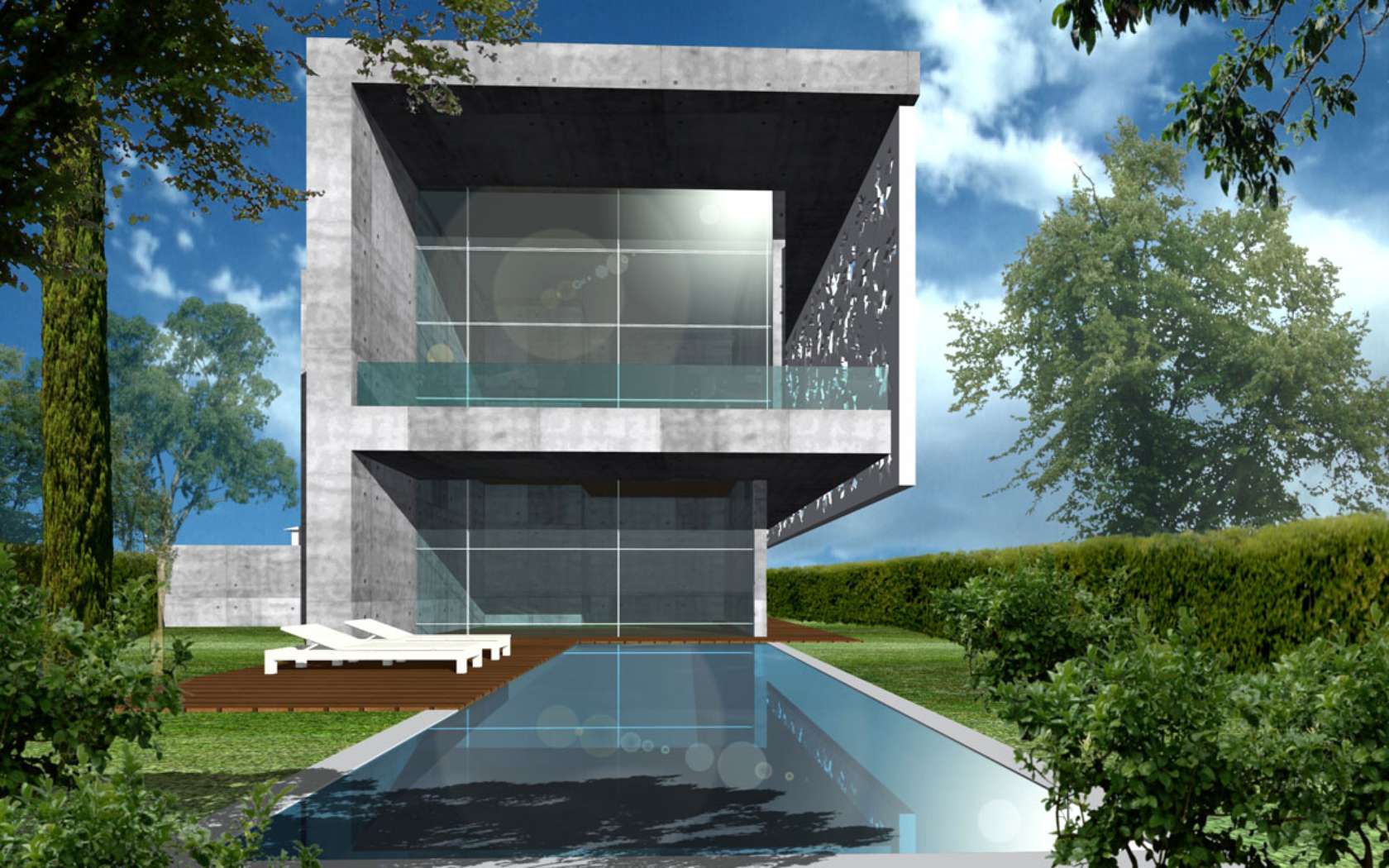 CUBE CONCEPT - wooden house model by CT Architecture + Design Studio ...