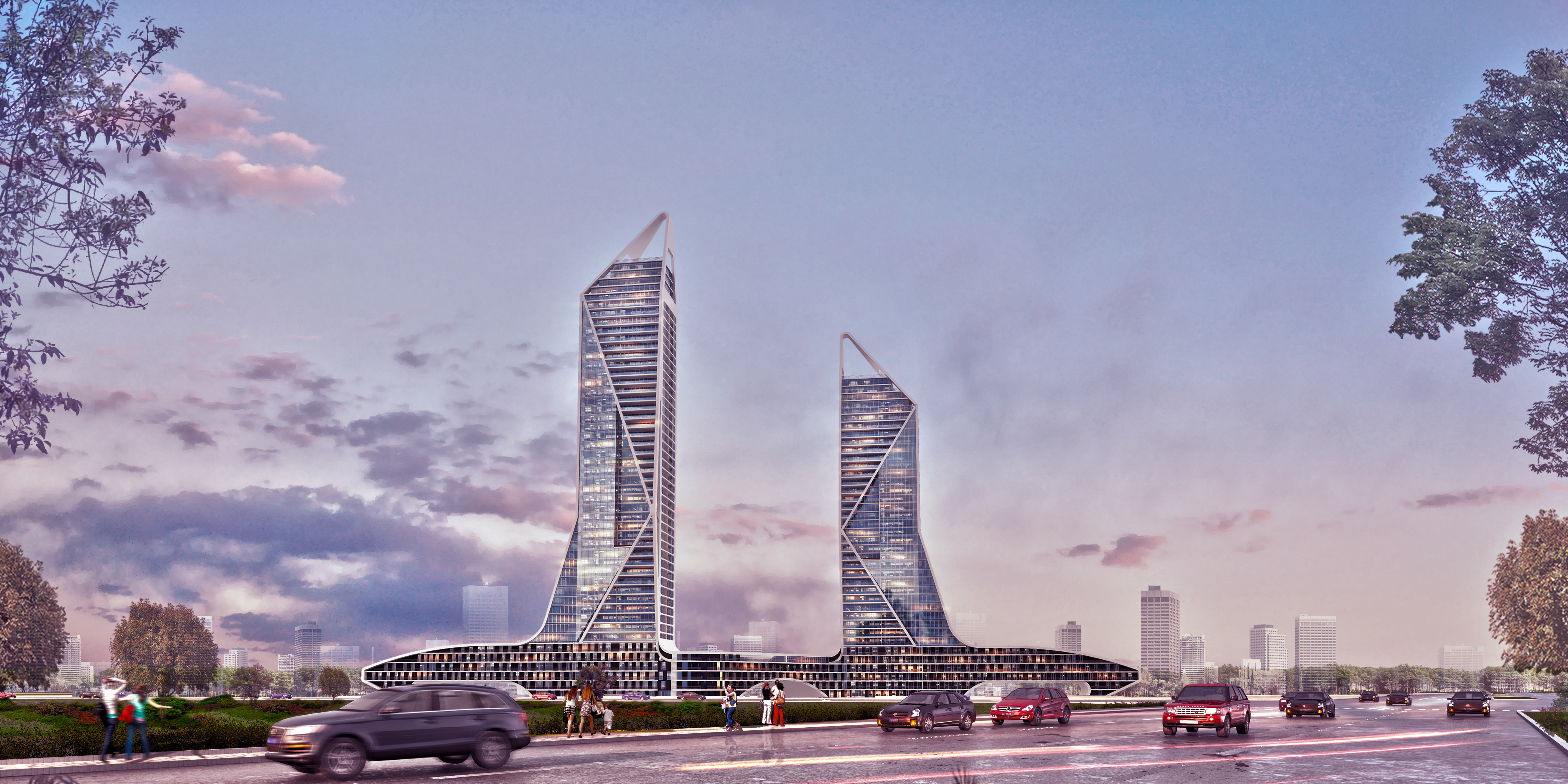 BESA Kross Towers by 4M Architecture - Architizer