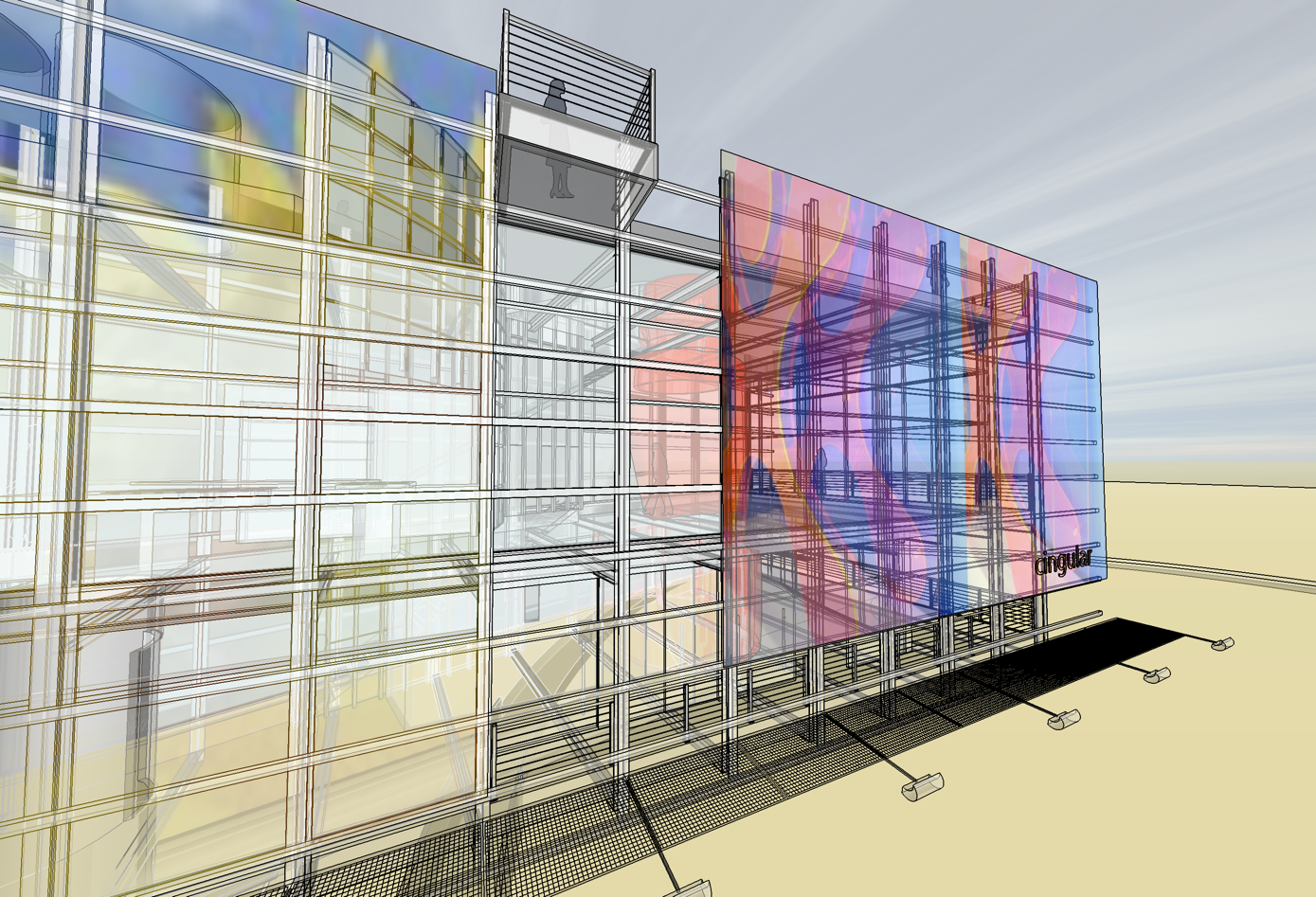 Billboard House (to live and die in LA Edit) by markharris ARCHITECTS ...