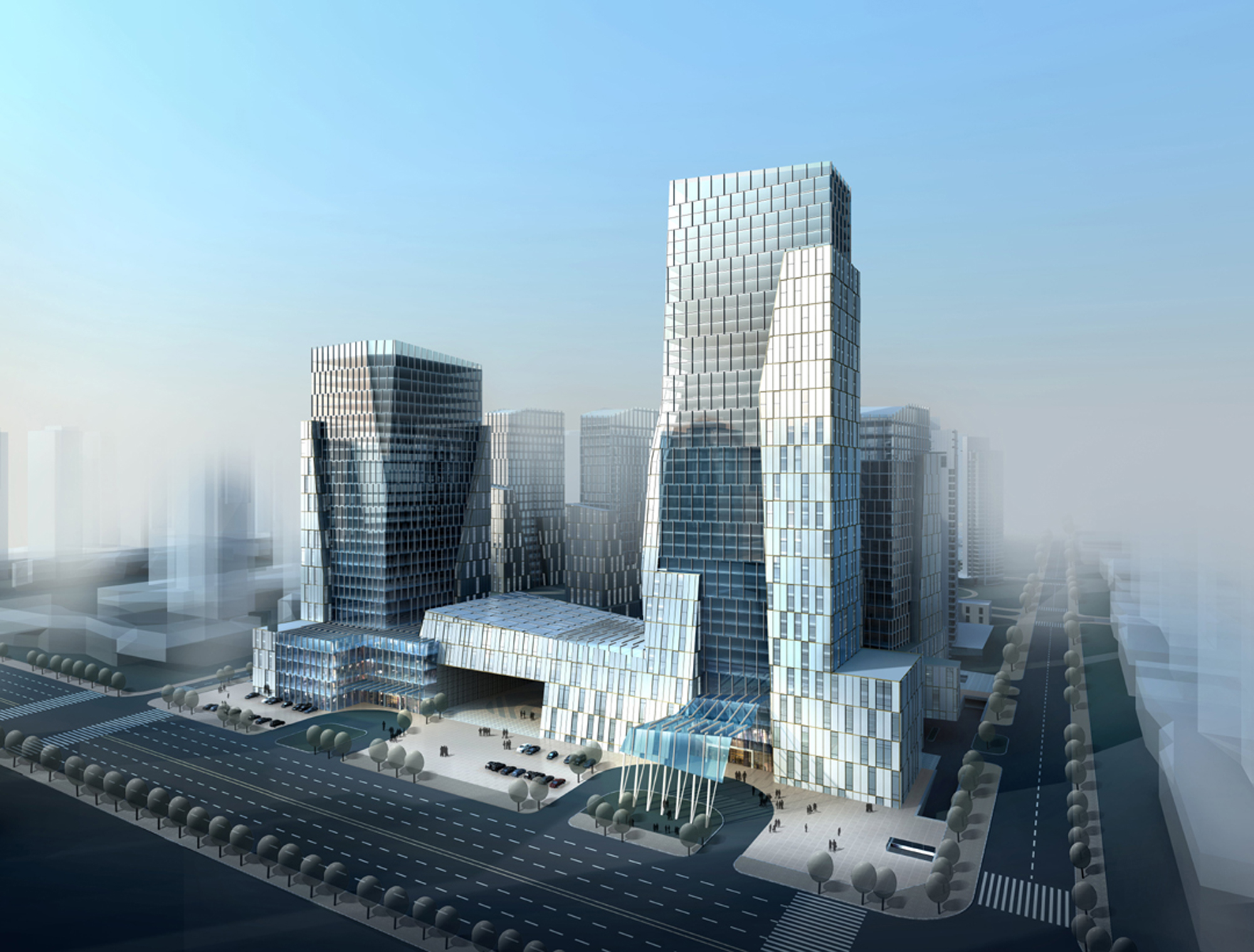 Erdos Park Plaza by Steffian Bradley Architects - Architizer