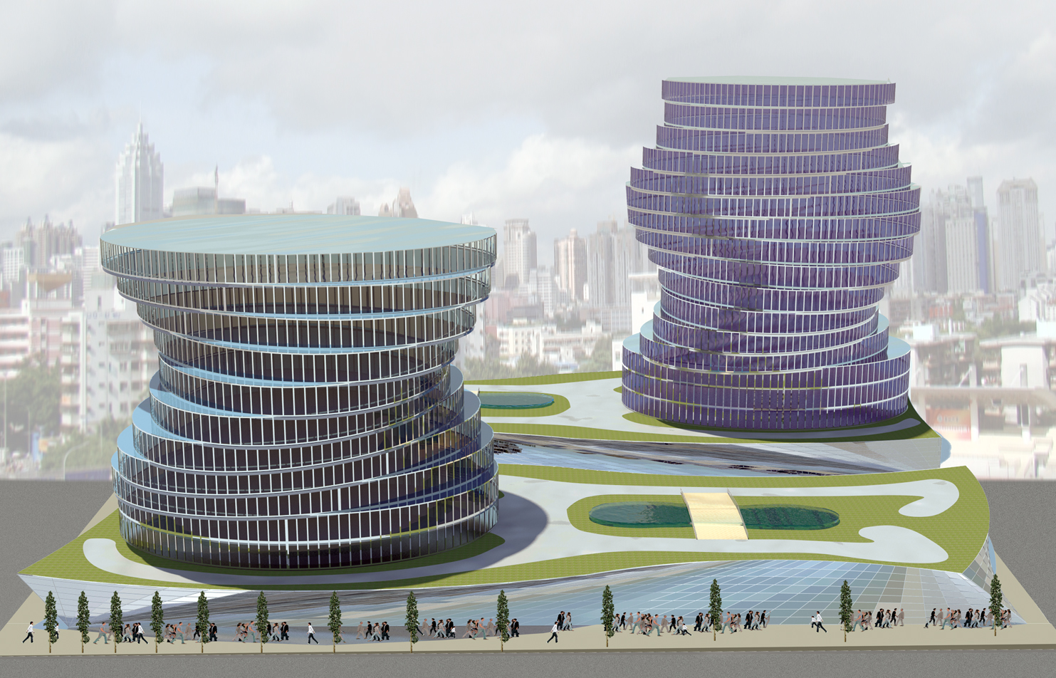 Alibaba Group Headquarters Concept by SAHURI + Partners Architecture ...