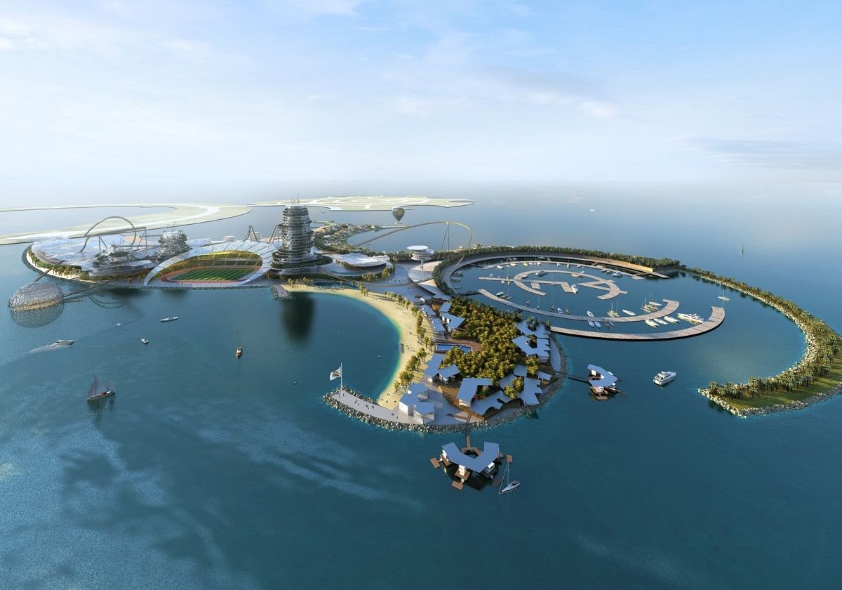 Idea 1153349: Real Madrid Resort Island by BOIFFILS Architectures in ...