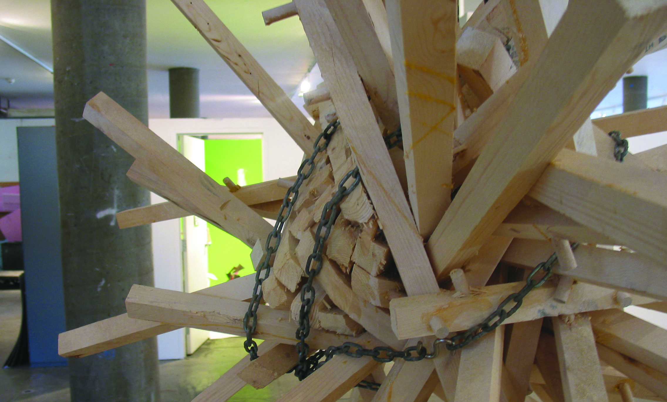 BURST-Timber end of life Installation by ikd - Architizer