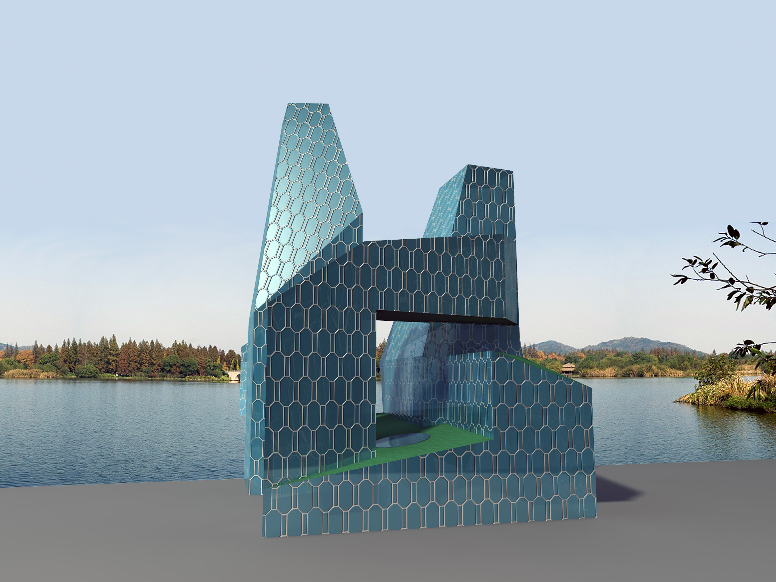 Fragrant Mountain Tower by Paul Cha Architect - Architizer