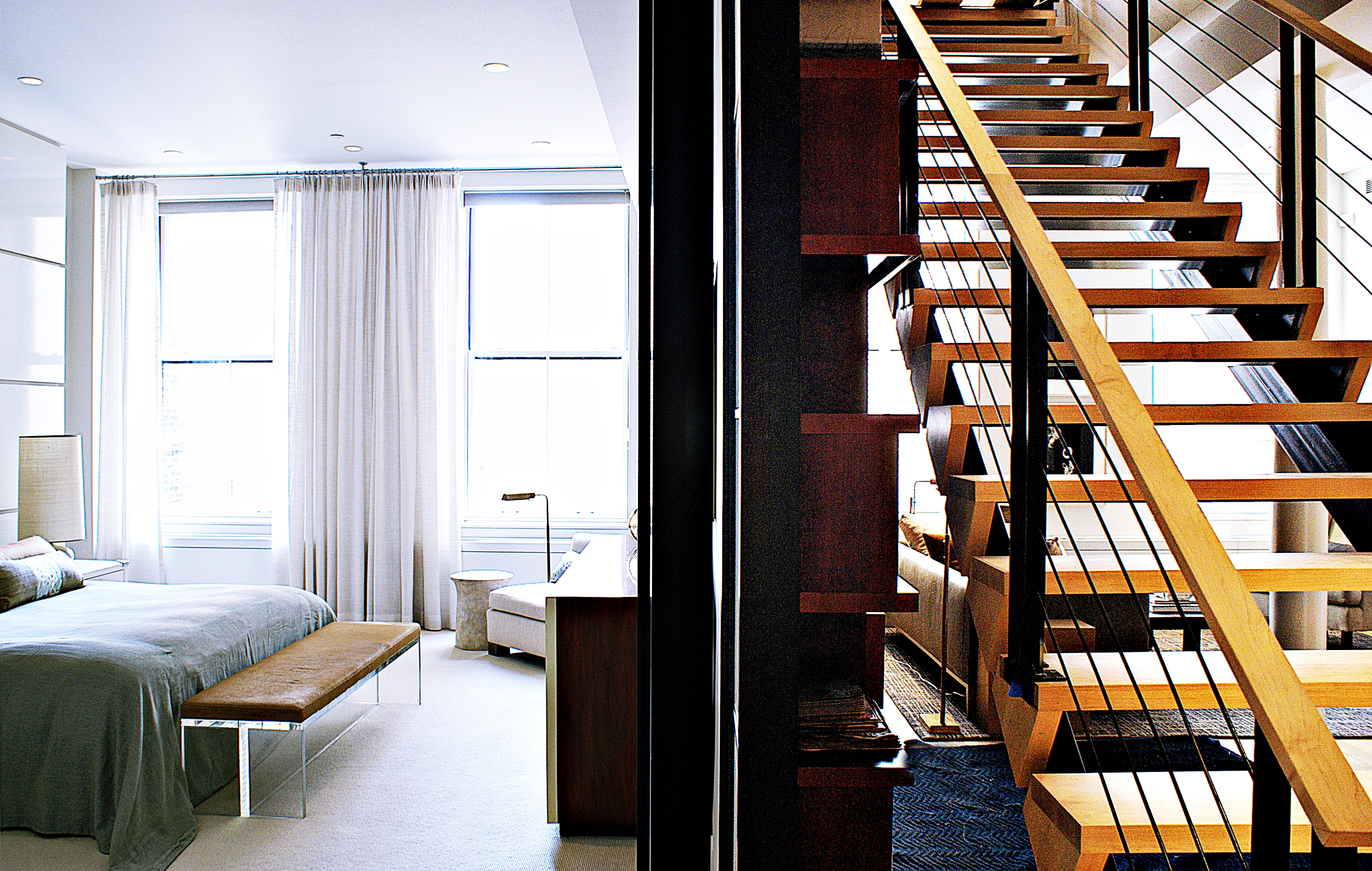 SoHo Penthouse Triplex Loft by Paul Cha Architect - Architizer