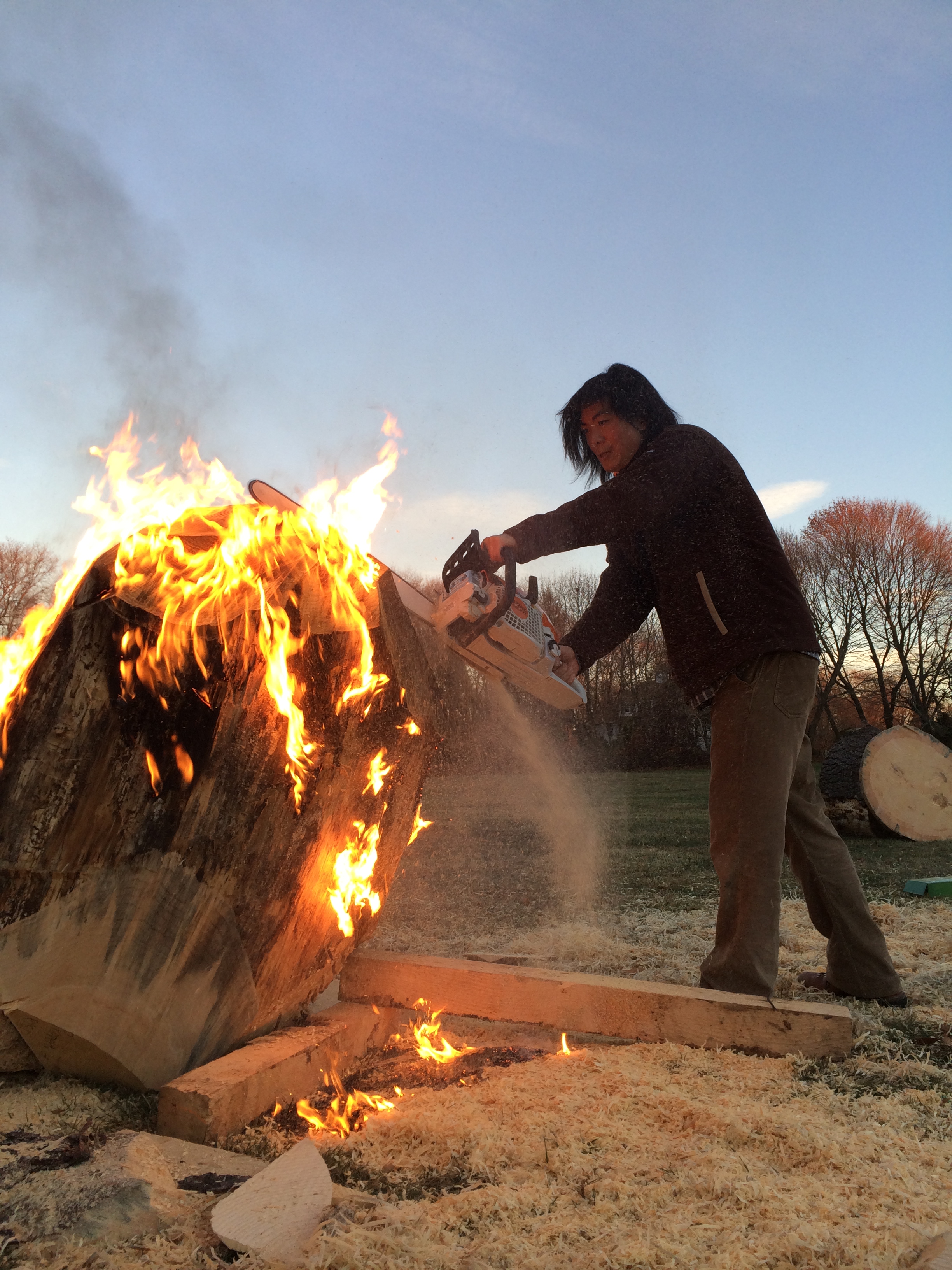 FireWood Installation by ikd - Architizer