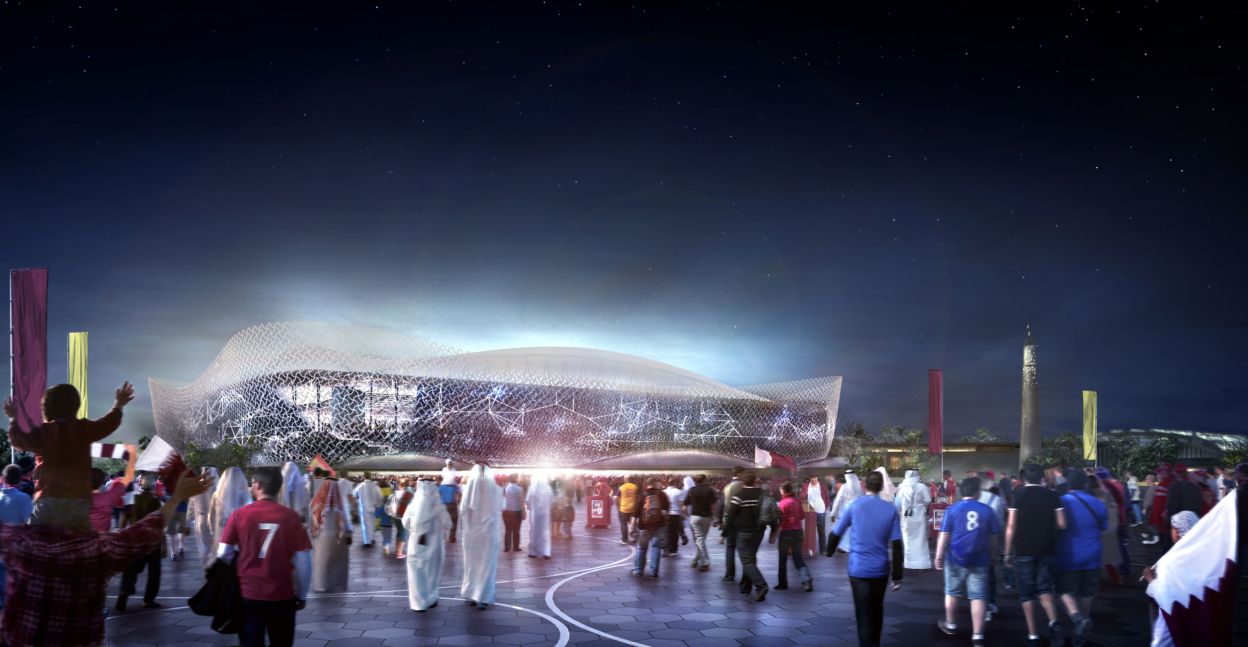 Al Rayyan Stadium by BDP Pattern - Architizer